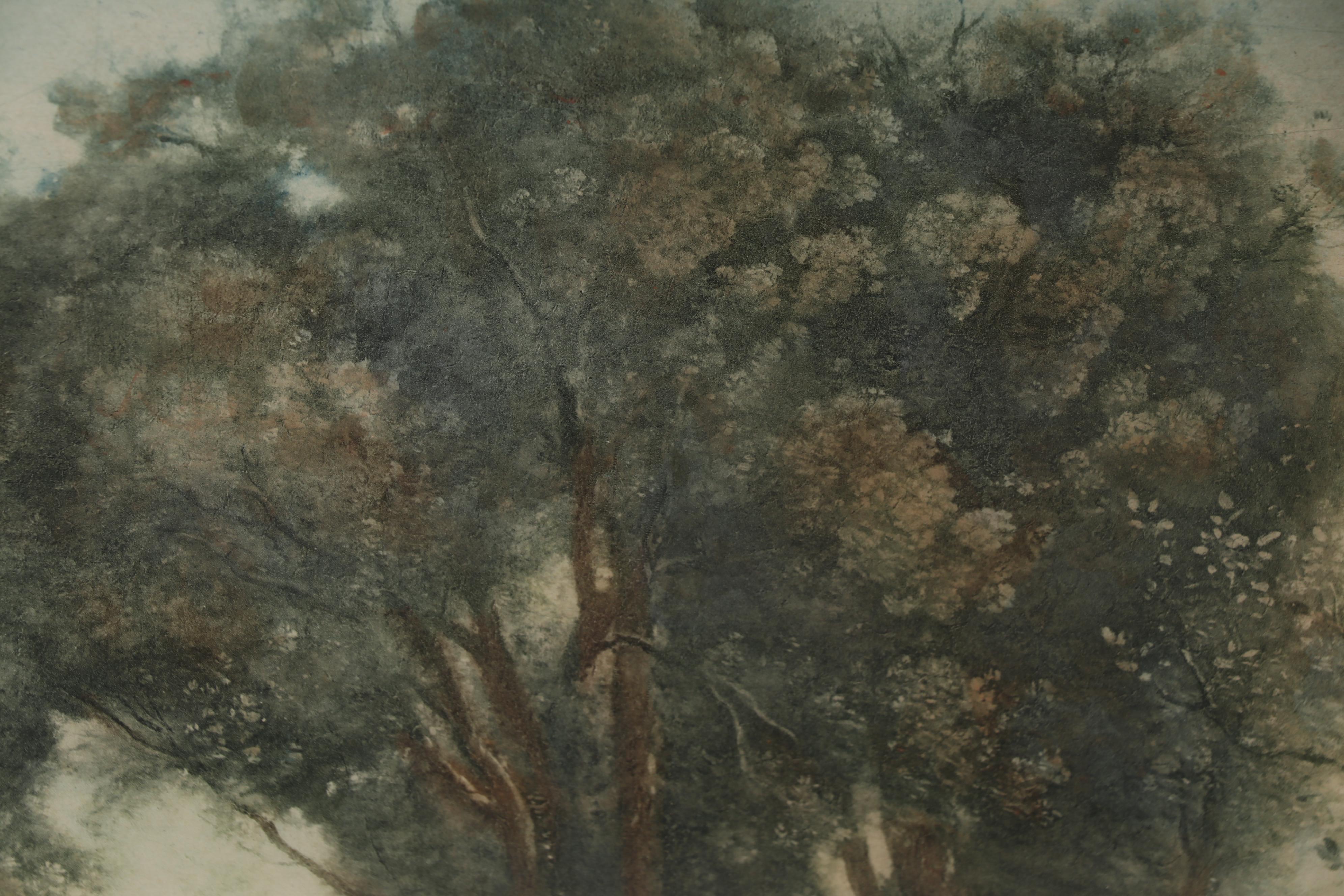 Color Photogravure after Camille Corot "Paysage, une Matinée" | EBTH