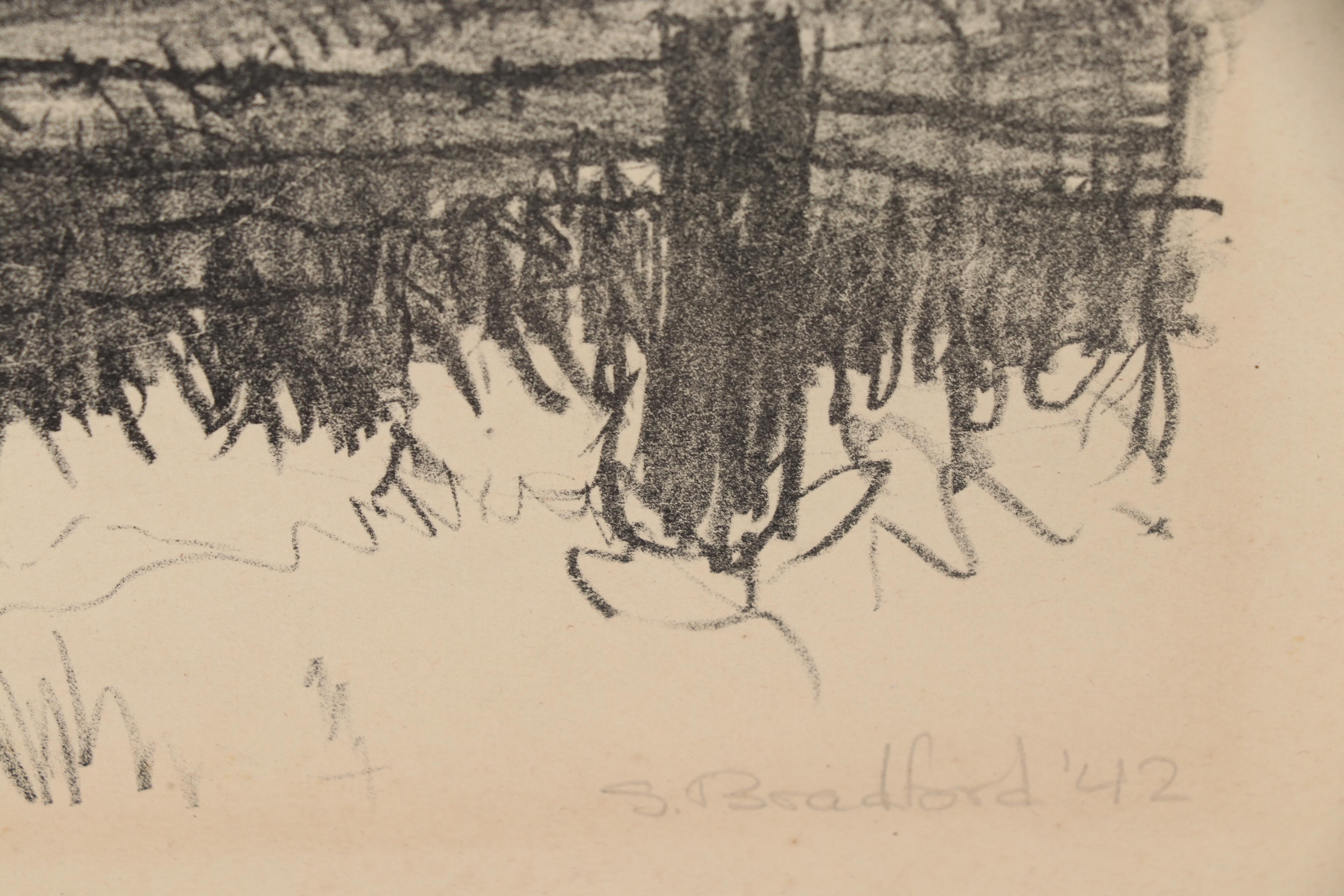 Mid 20th Century Lithograph "Colorado Landscape" | EBTH