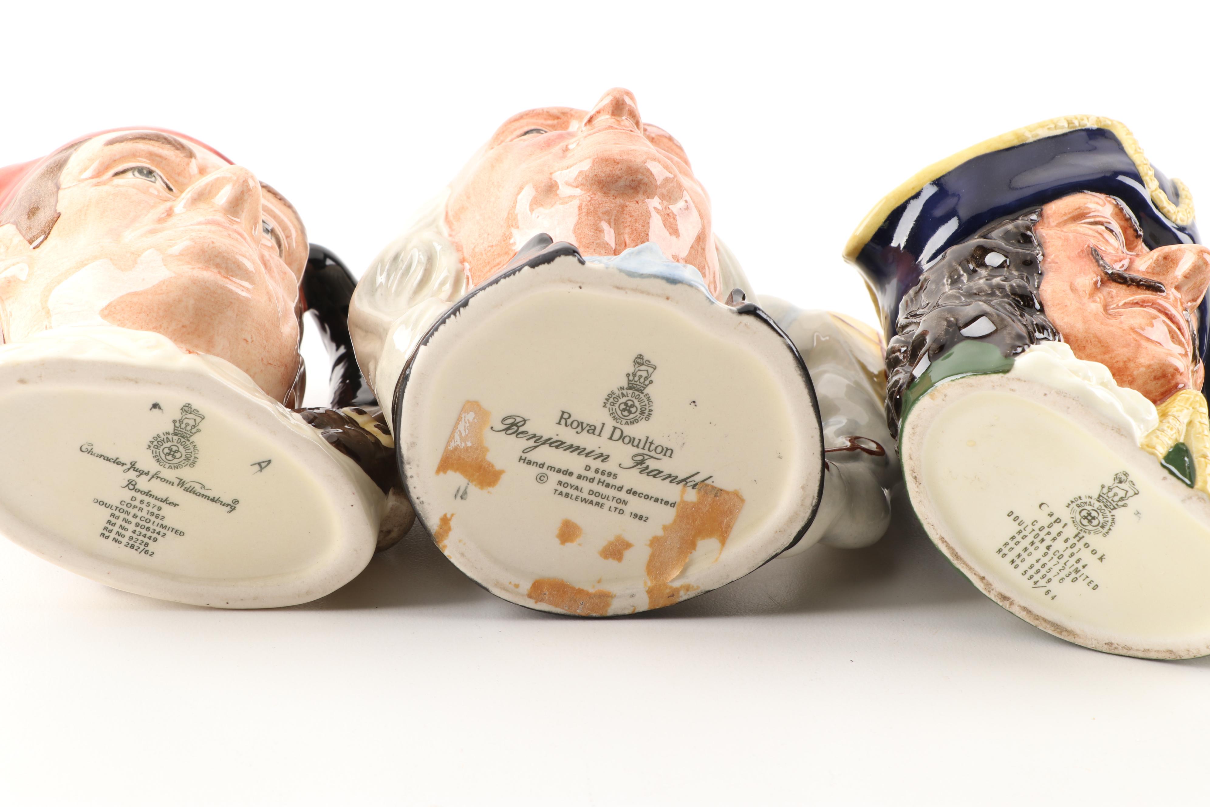 Royal Doulton Toby Jars Including "Benjamin Franklin" | EBTH