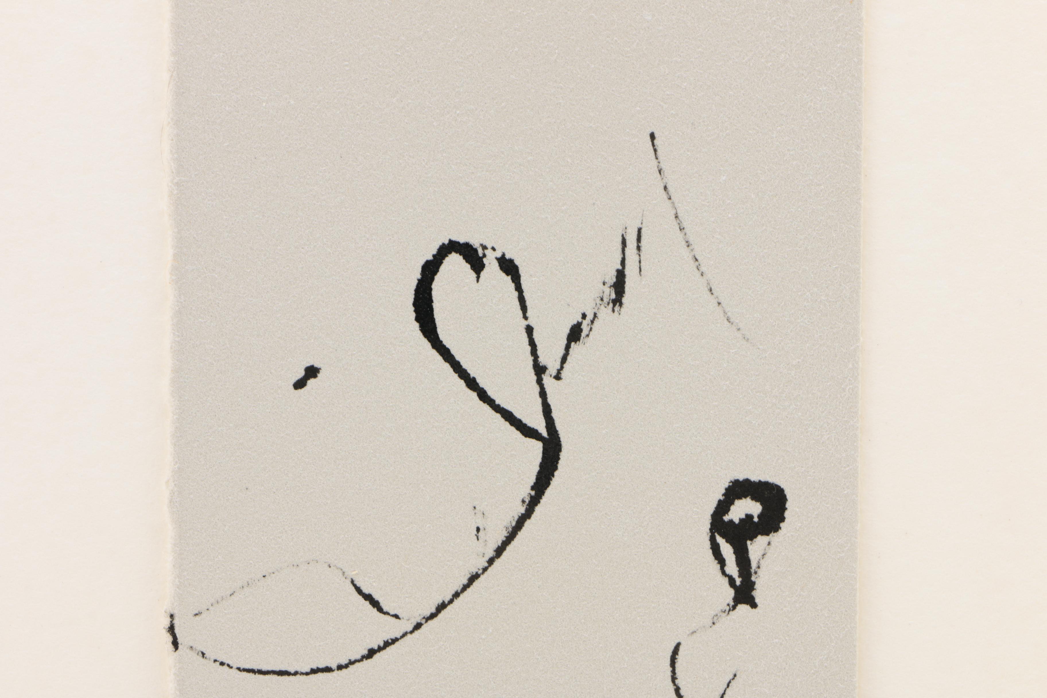 Edward Eberle 1993 Linear Ink Drawing | EBTH