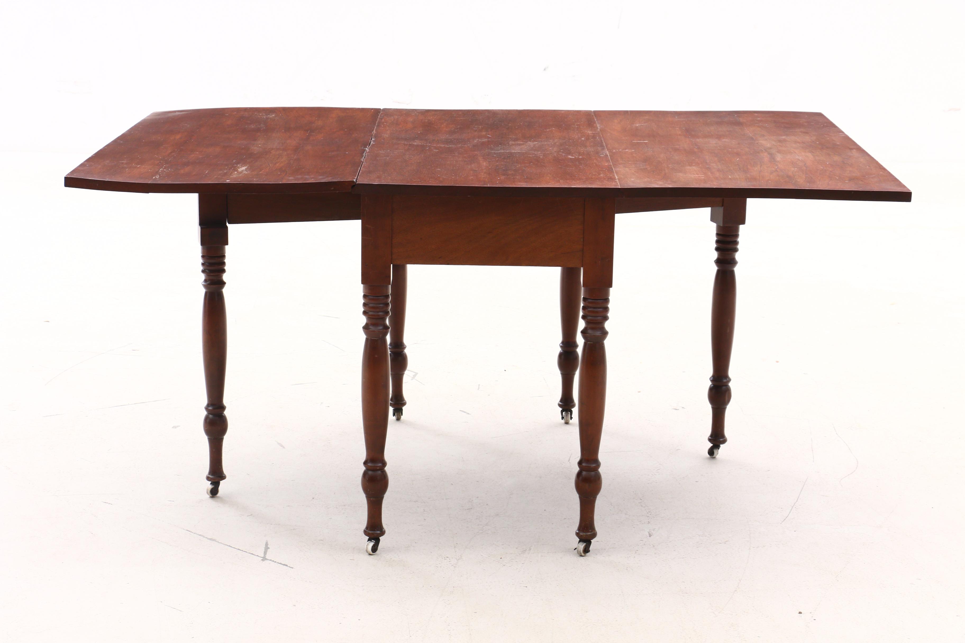Late Federal Cherry Gate-Leg Drop-Leaf Table, Mid-19th Century | EBTH