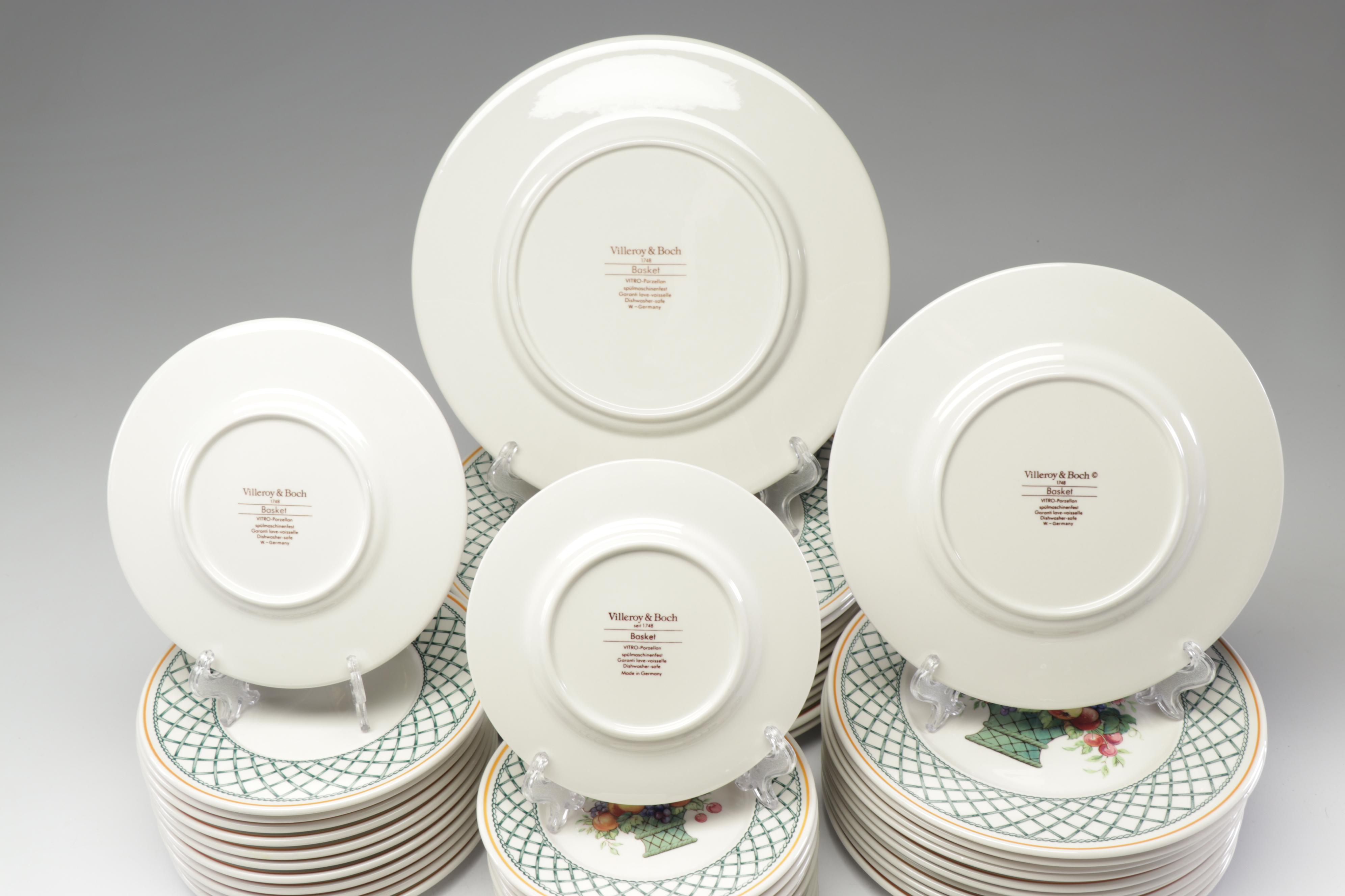 Villeroy & Boch "Basket" Porcelain Dinnerware | EBTH