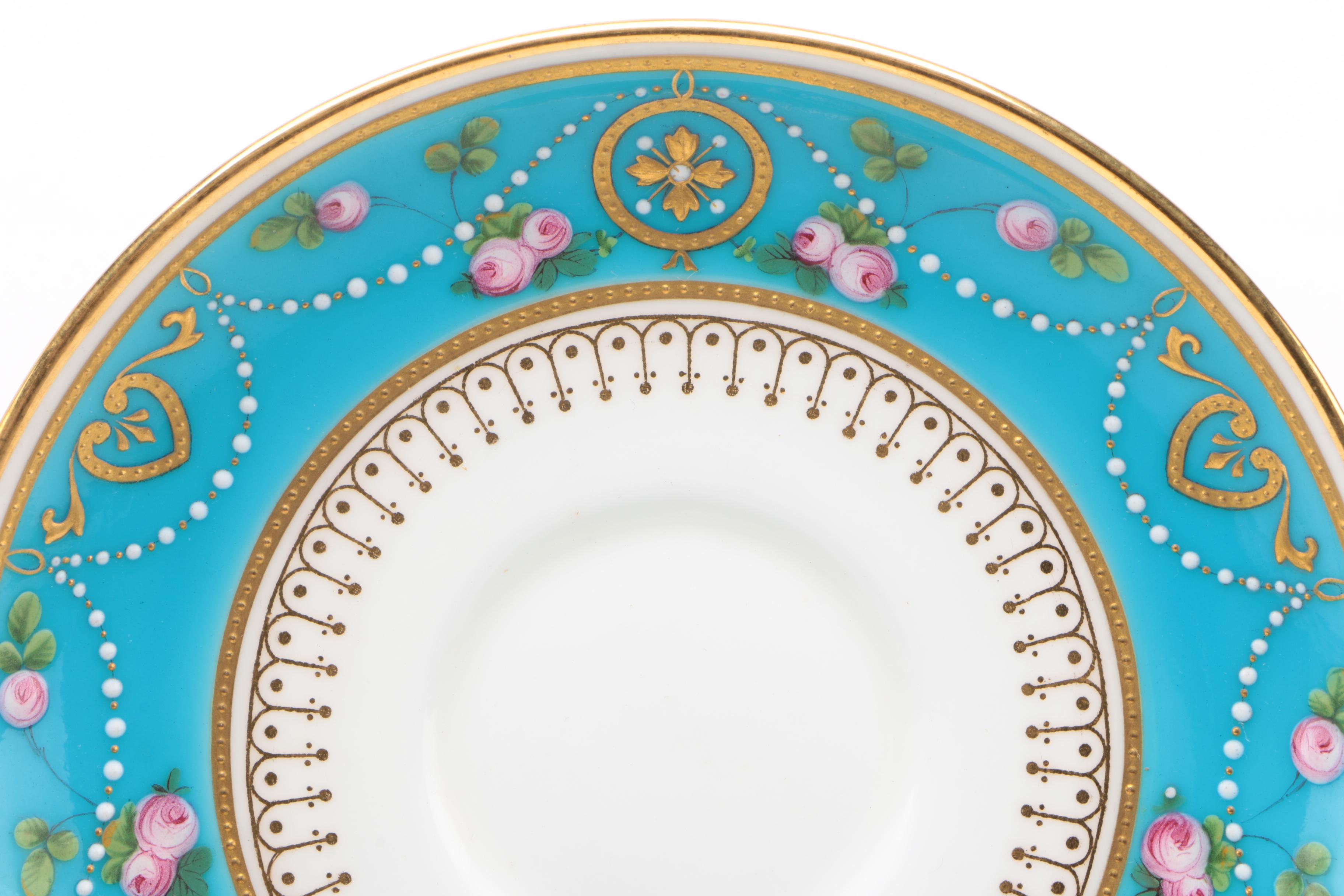 Minton Porcelain Dessert Service, Sold Through Loring Andrews ...