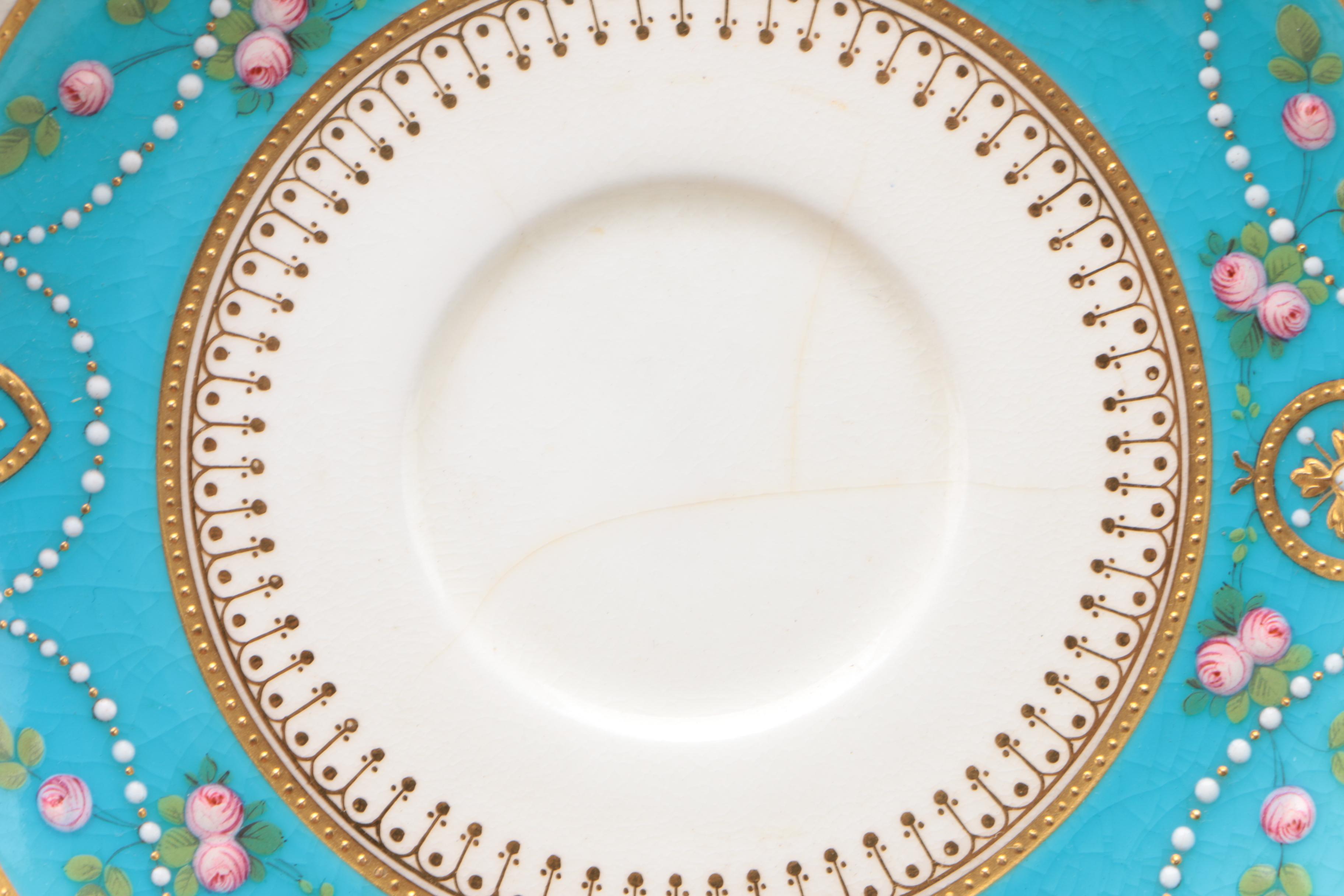 Minton Porcelain Dessert Service, Sold Through Loring Andrews ...