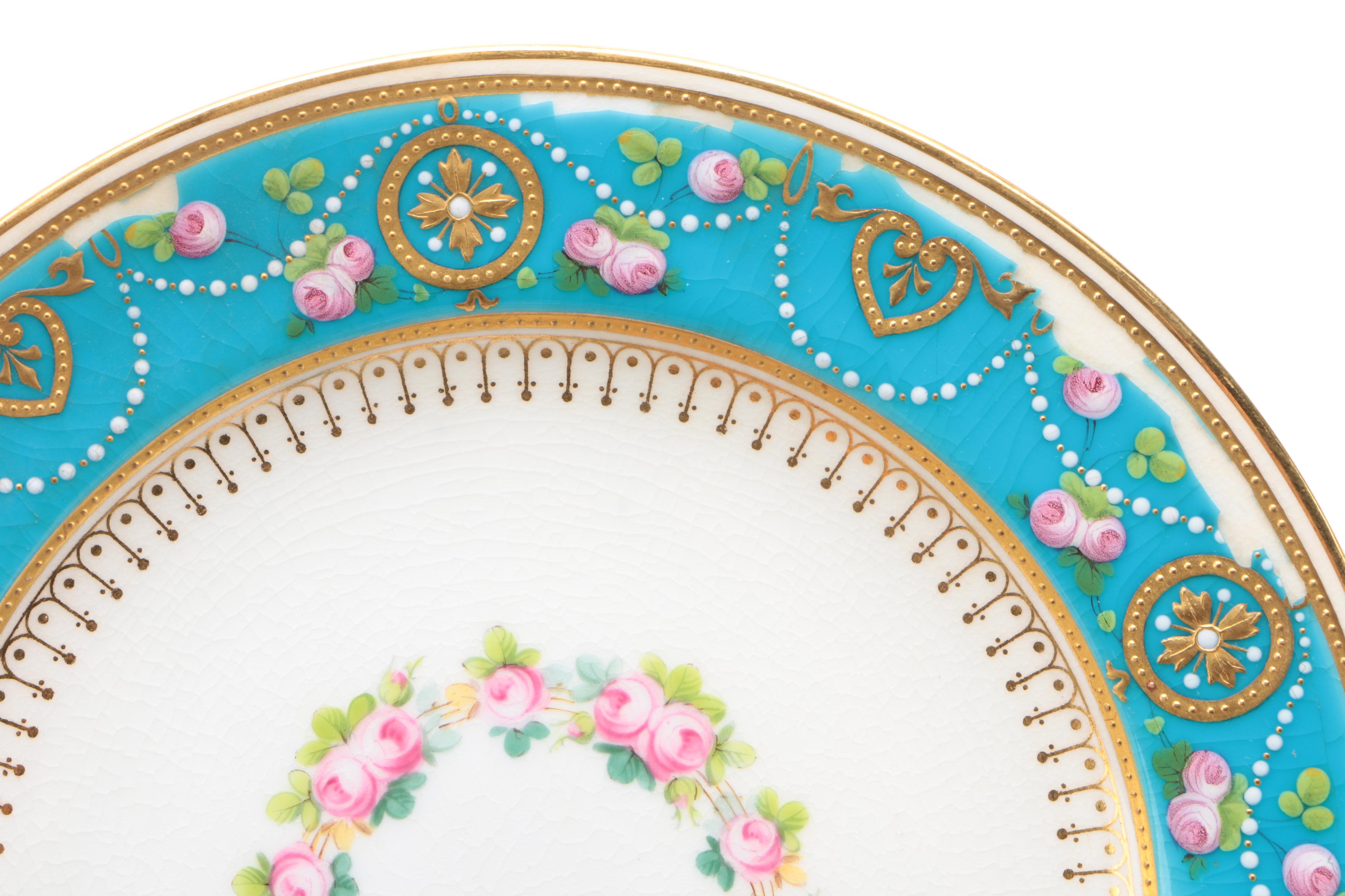 Minton Porcelain Dessert Service, Sold Through Loring Andrews ...