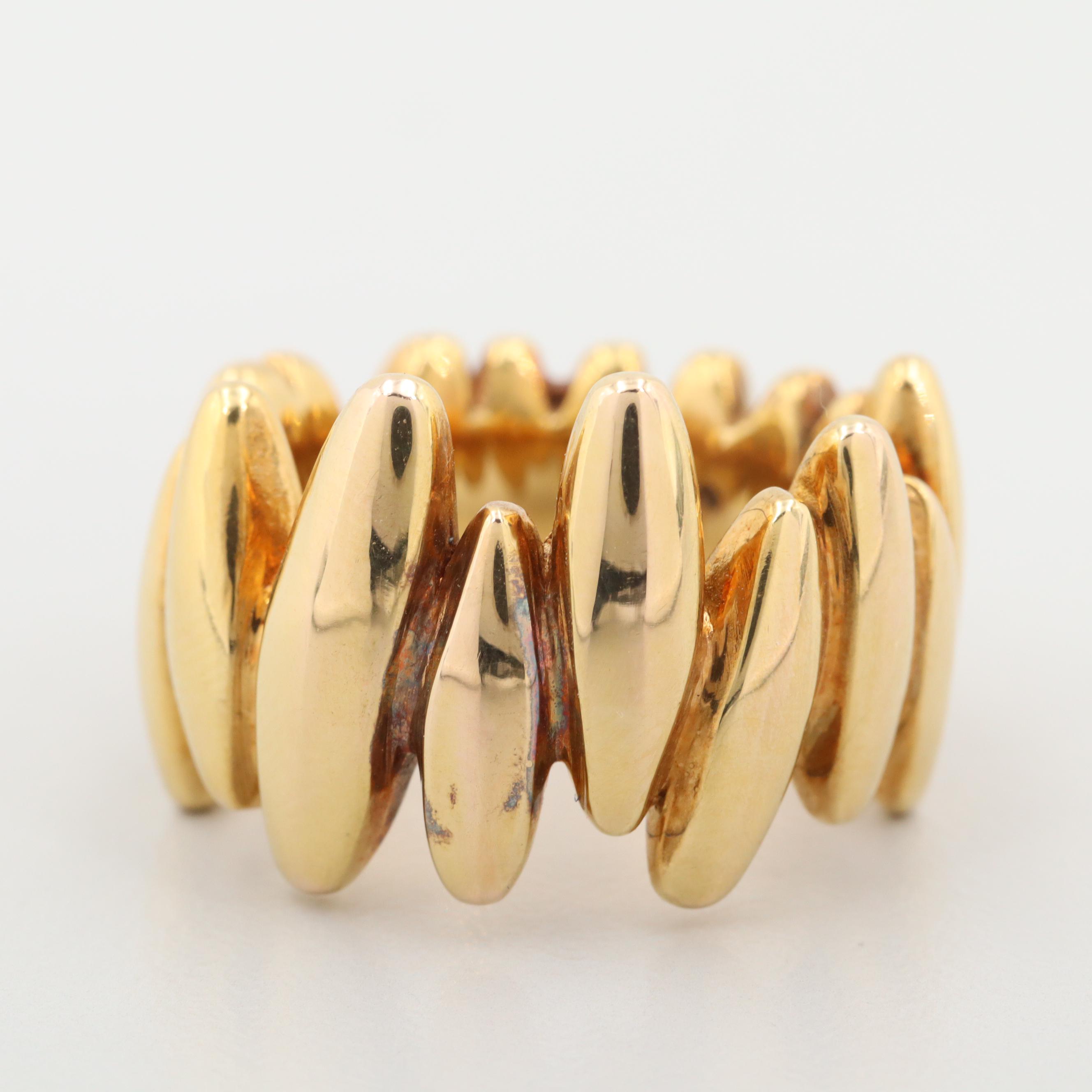 14K Yellow Gold Electroform Ring | EBTH