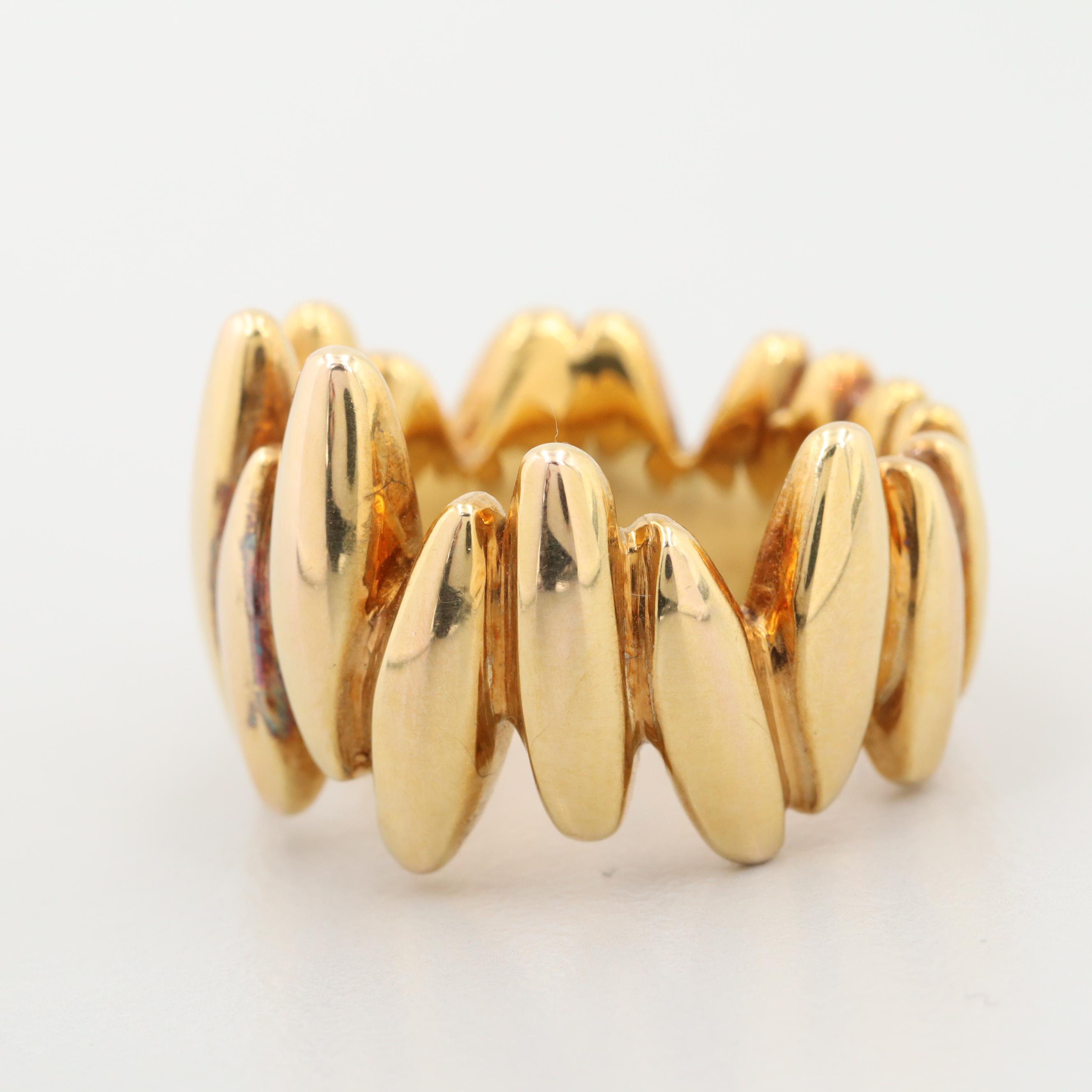 14K Yellow Gold Electroform Ring | EBTH