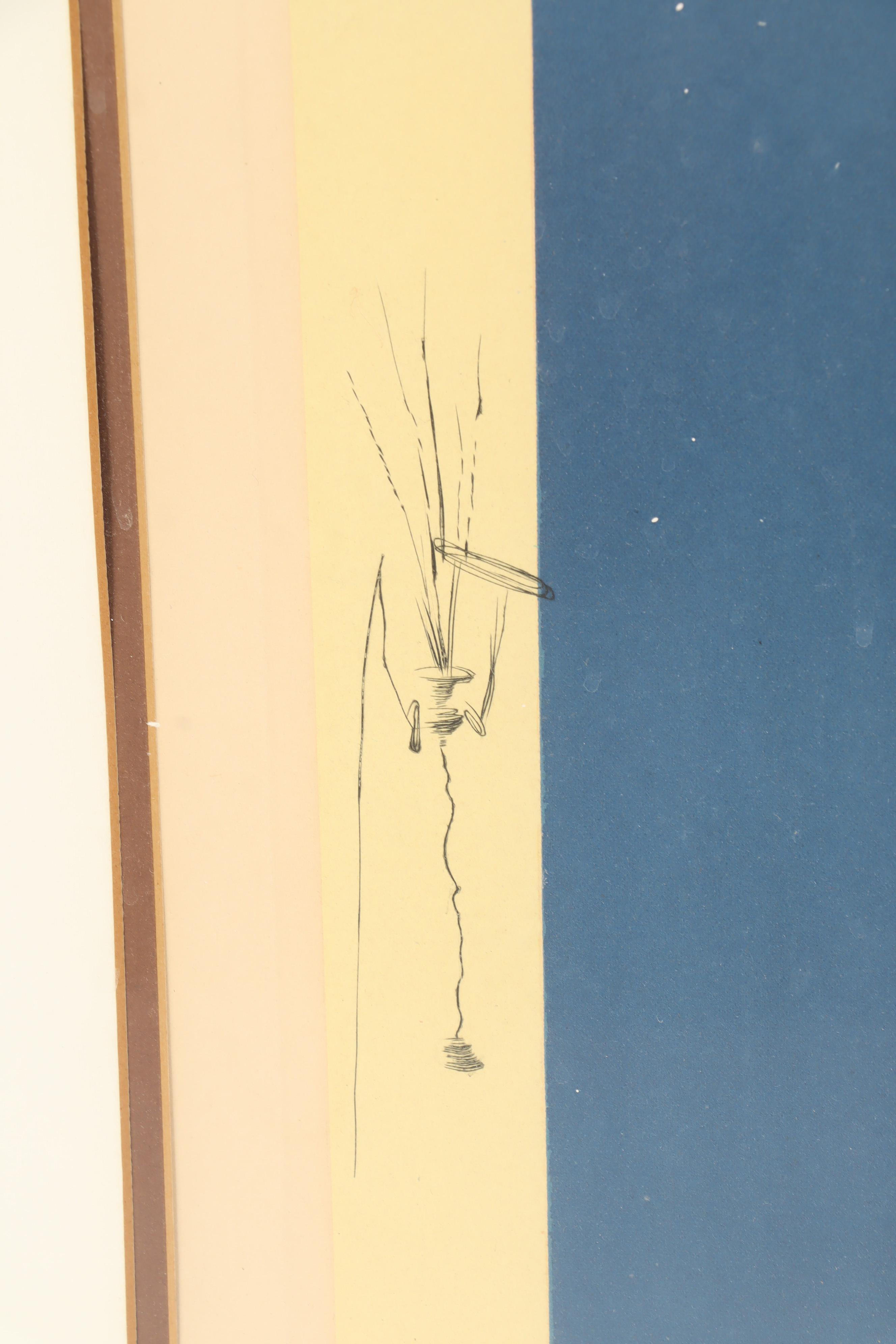Salvador Dalí Etching with Photolithograph "Surrealist Crutches" | EBTH