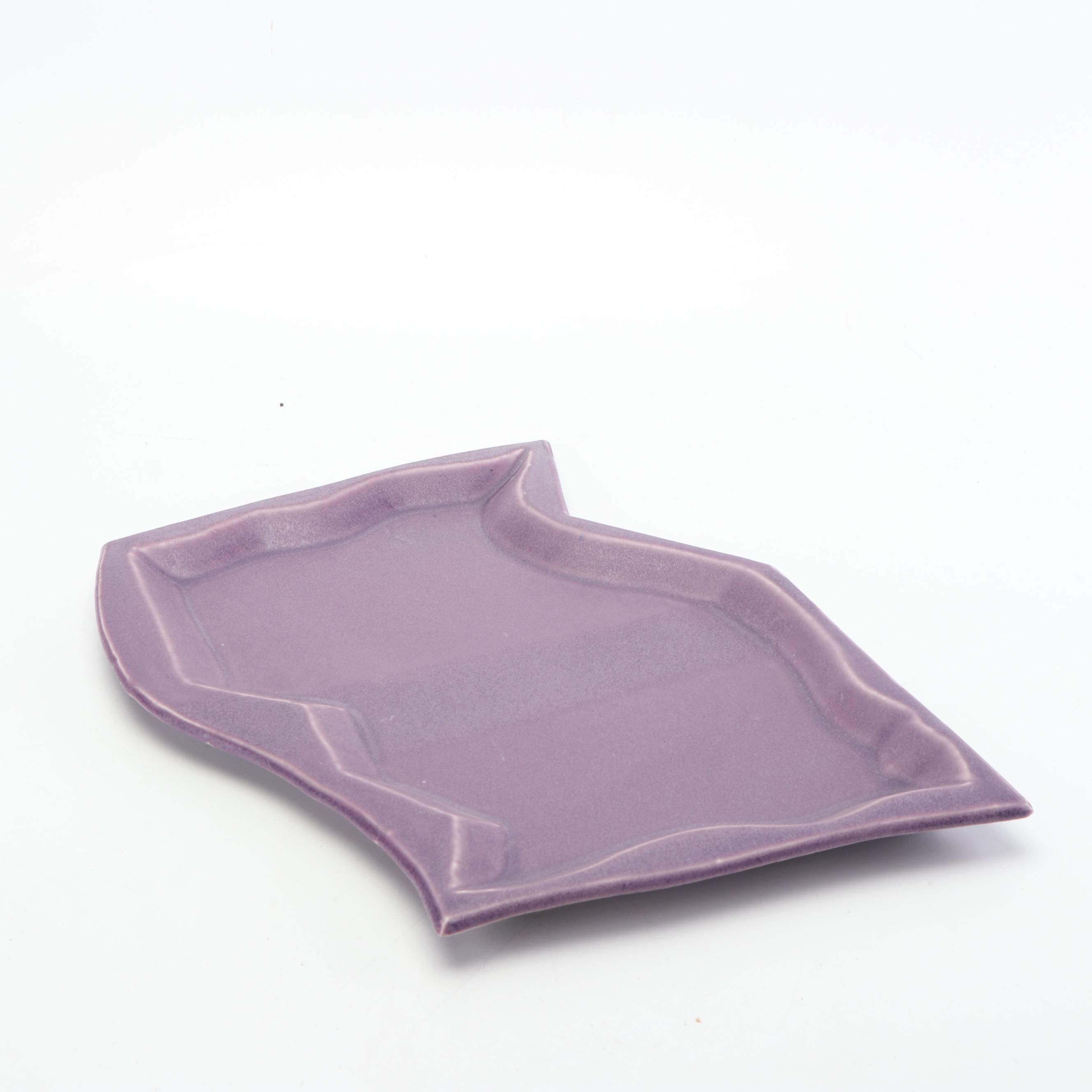 Memphis Style Earthenware Serving Tray | EBTH