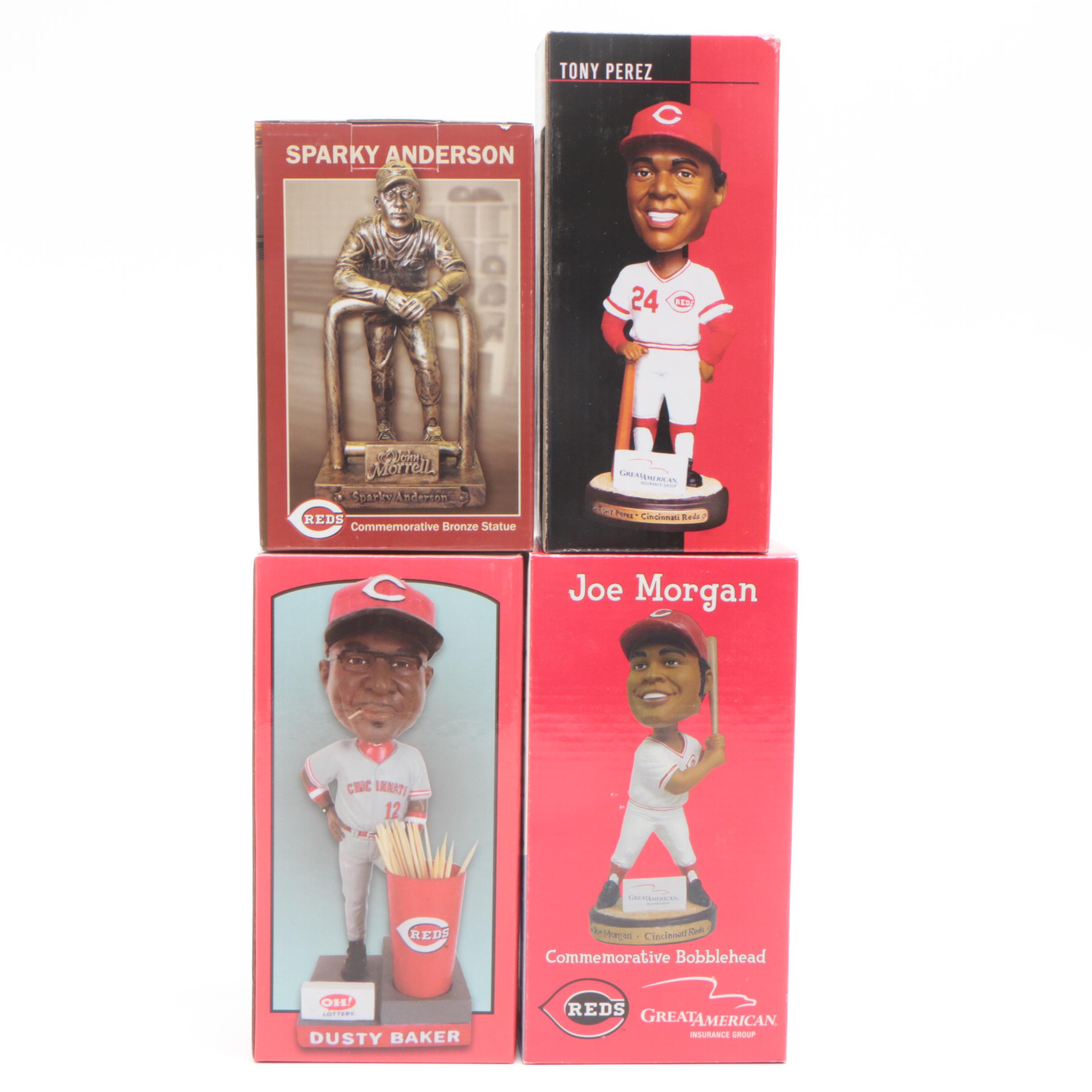 Cincinnati Reds Bobblehead Dolls and Statues with Boxes | EBTH