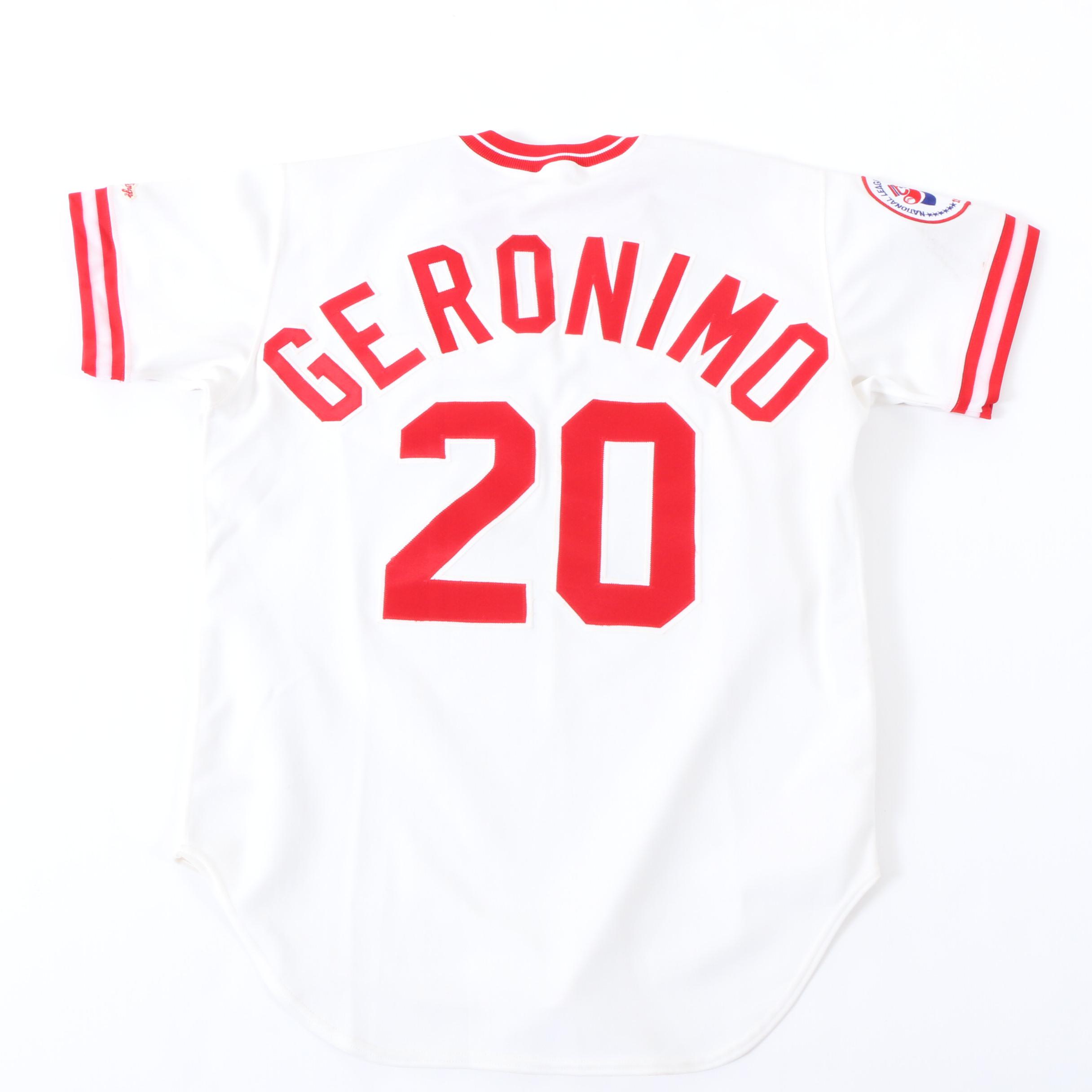Cesar Geronimo Signed 1976 Rawlings Replica Jersey | EBTH