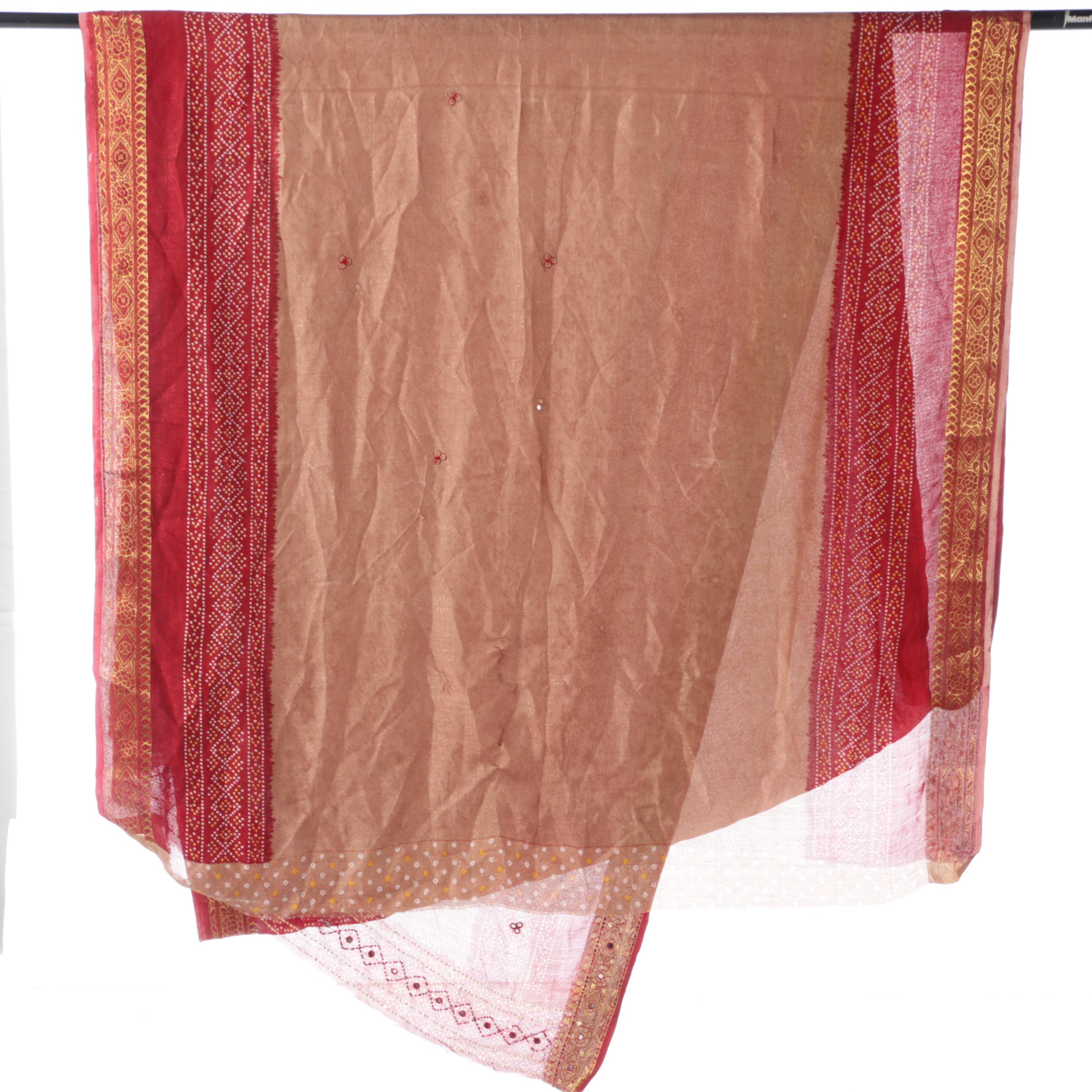 Traditional Indian Textiles Featuring Phulkari, Metallic Zari and ...