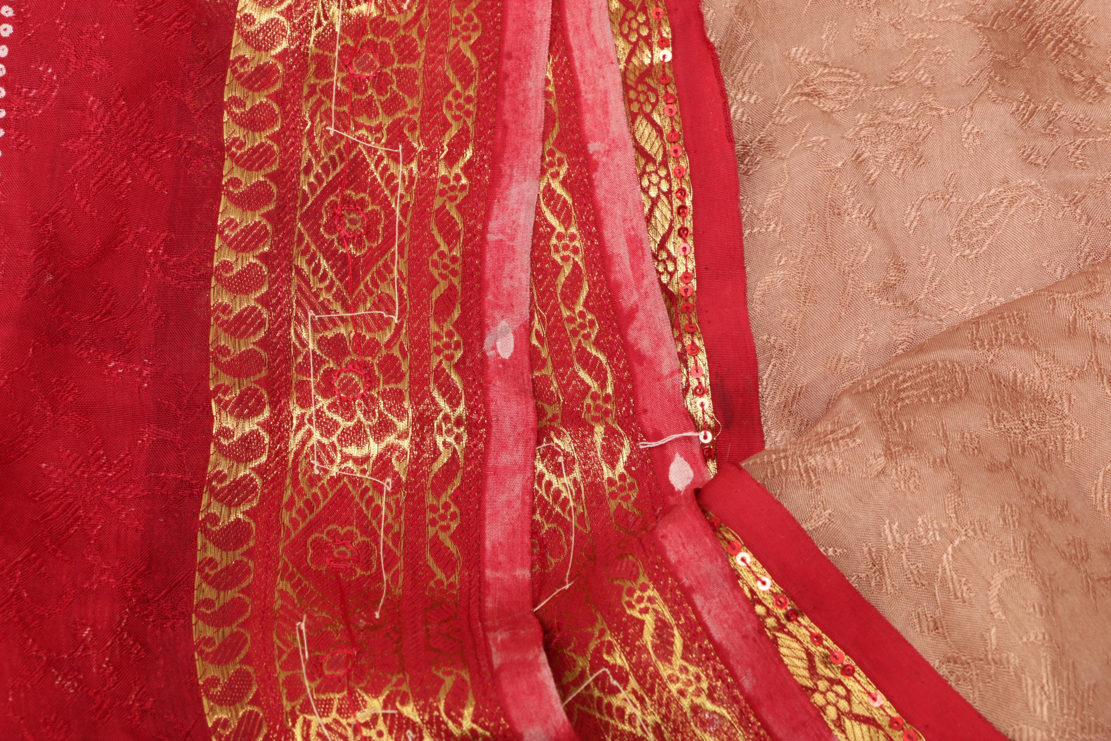 Traditional Indian Textiles Featuring Phulkari, Metallic Zari and ...