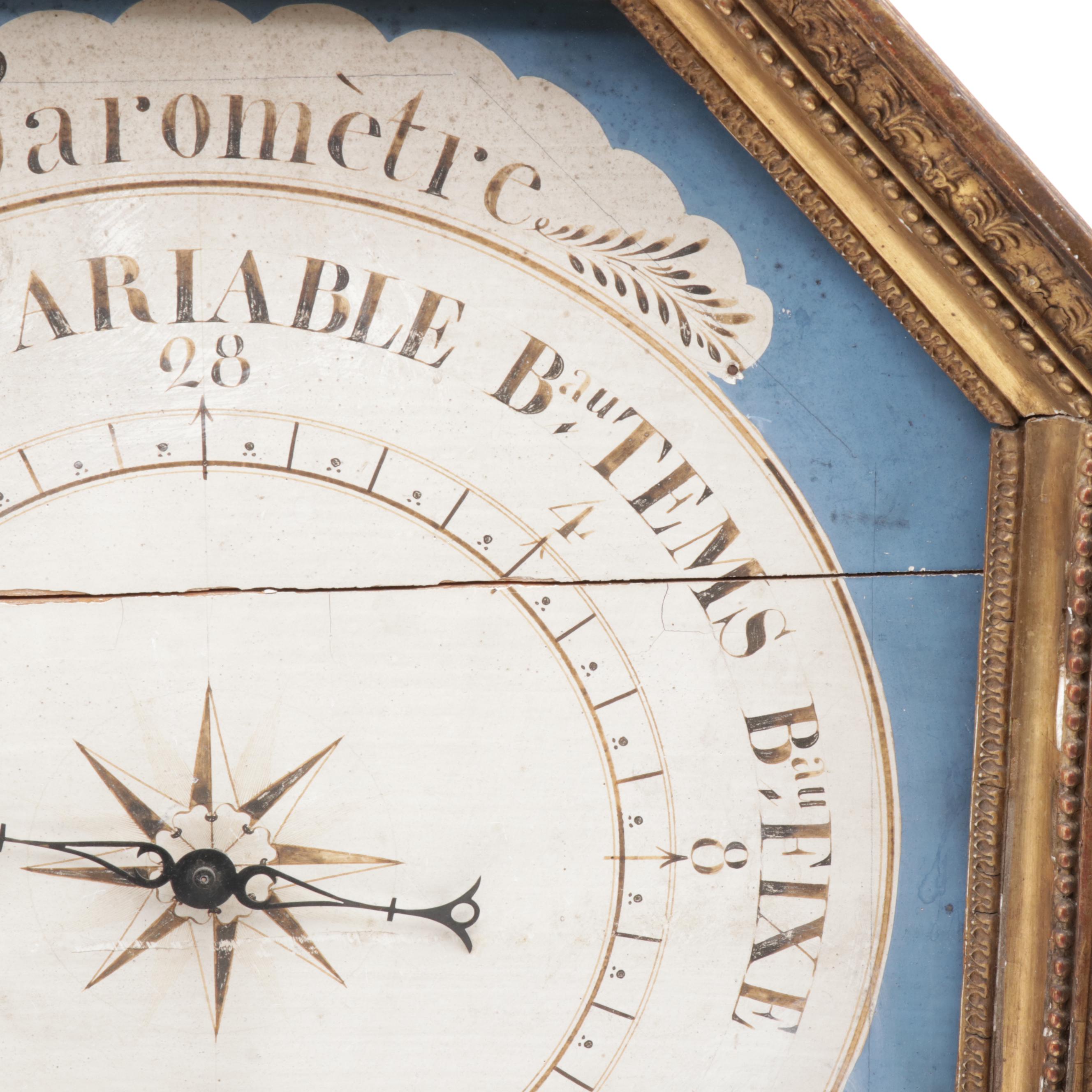 Antique French Barometer Wall Hanging | EBTH