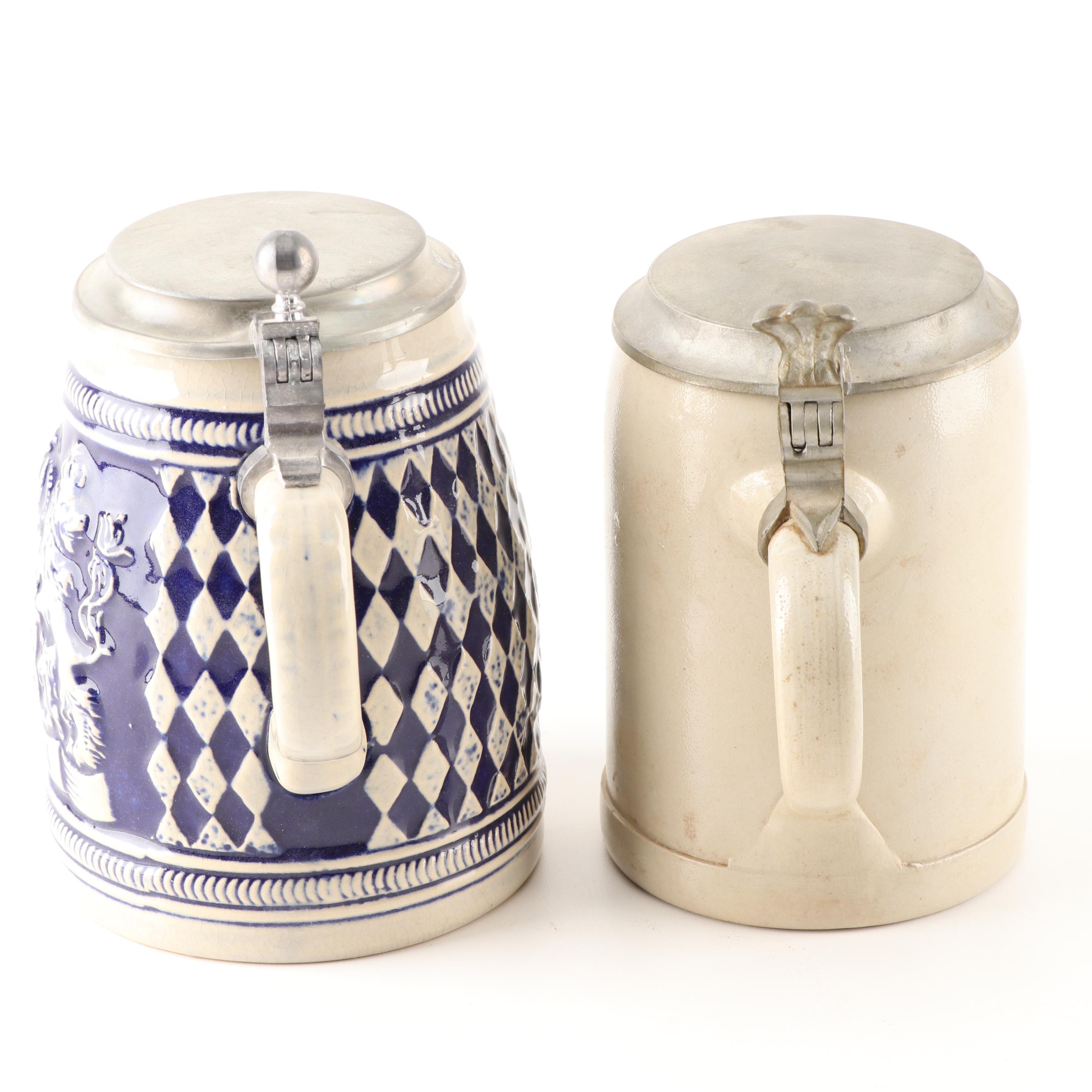 Ceramic Beer Steins Featuring Marzi & Remy | EBTH