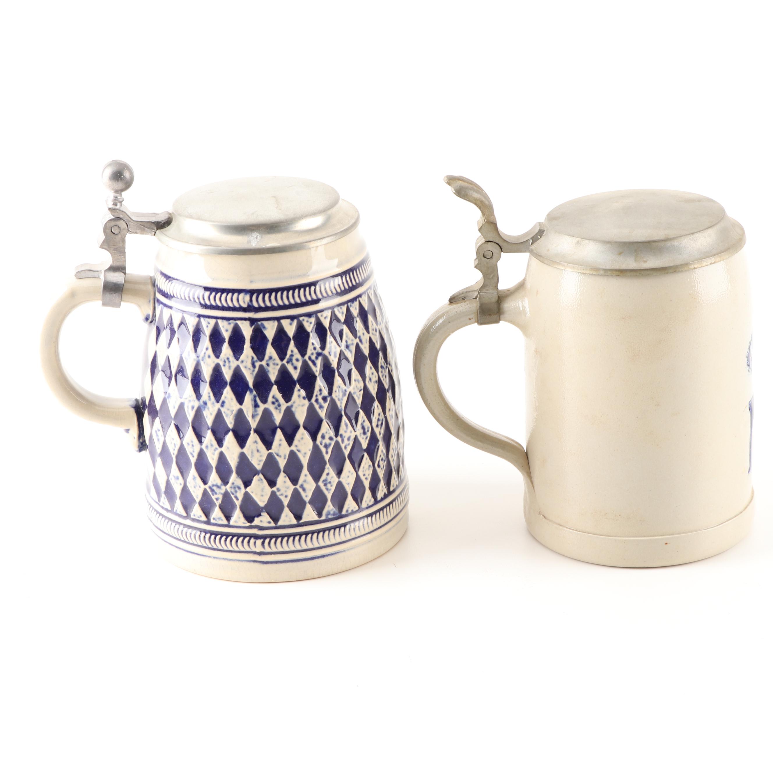 Ceramic Beer Steins Featuring Marzi & Remy | EBTH