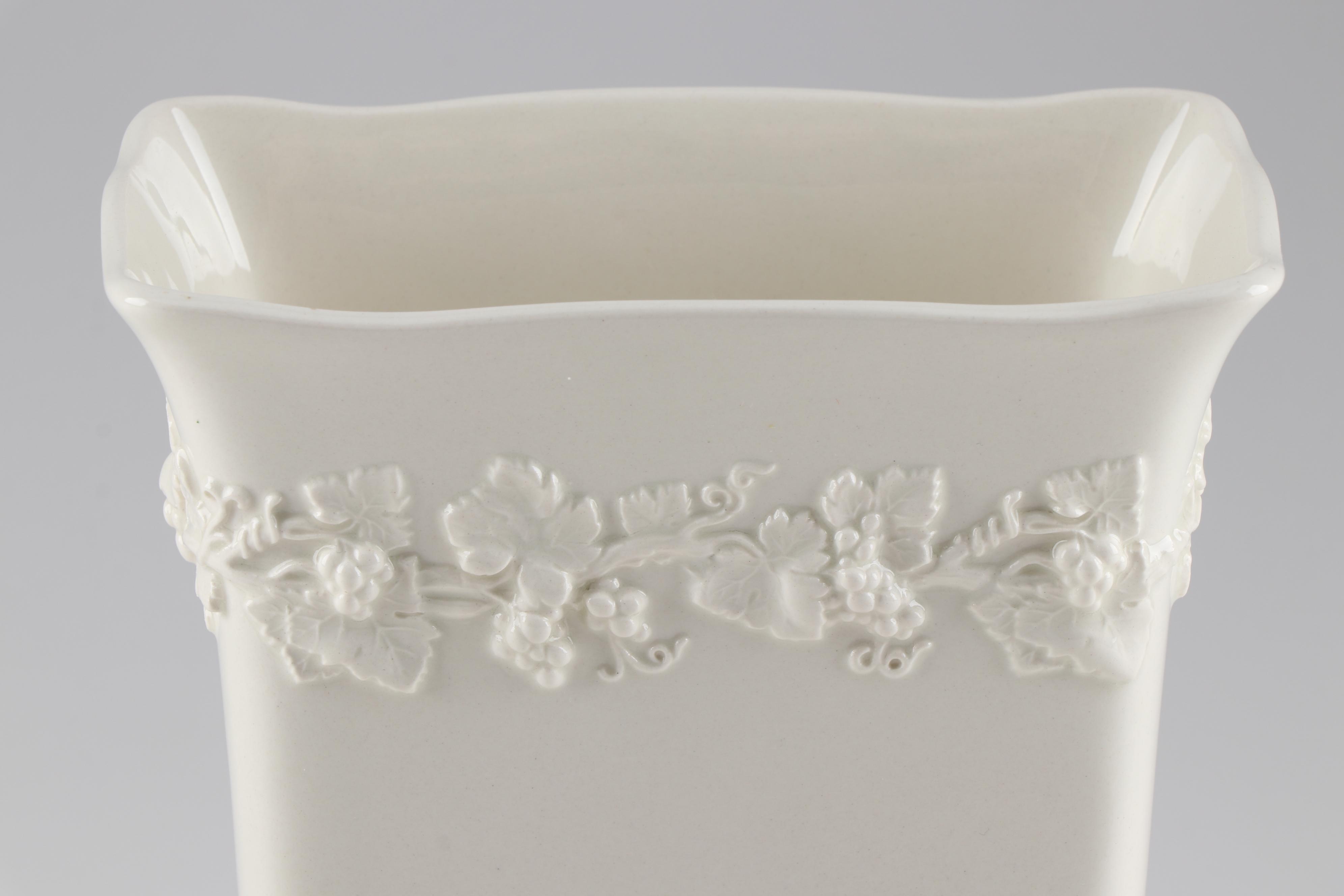 Wedgwood of Etruria & Barlaston Embossed Queensware Rectangular Footed ...