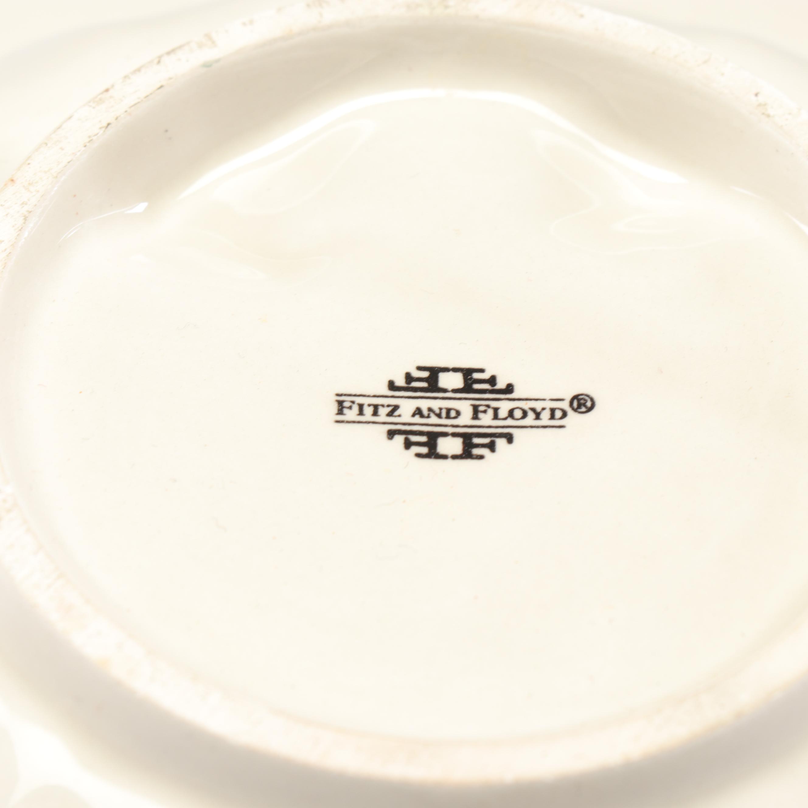 Fitz and Floyd Classics "Renaissance" Christmas Serving Dishes | EBTH