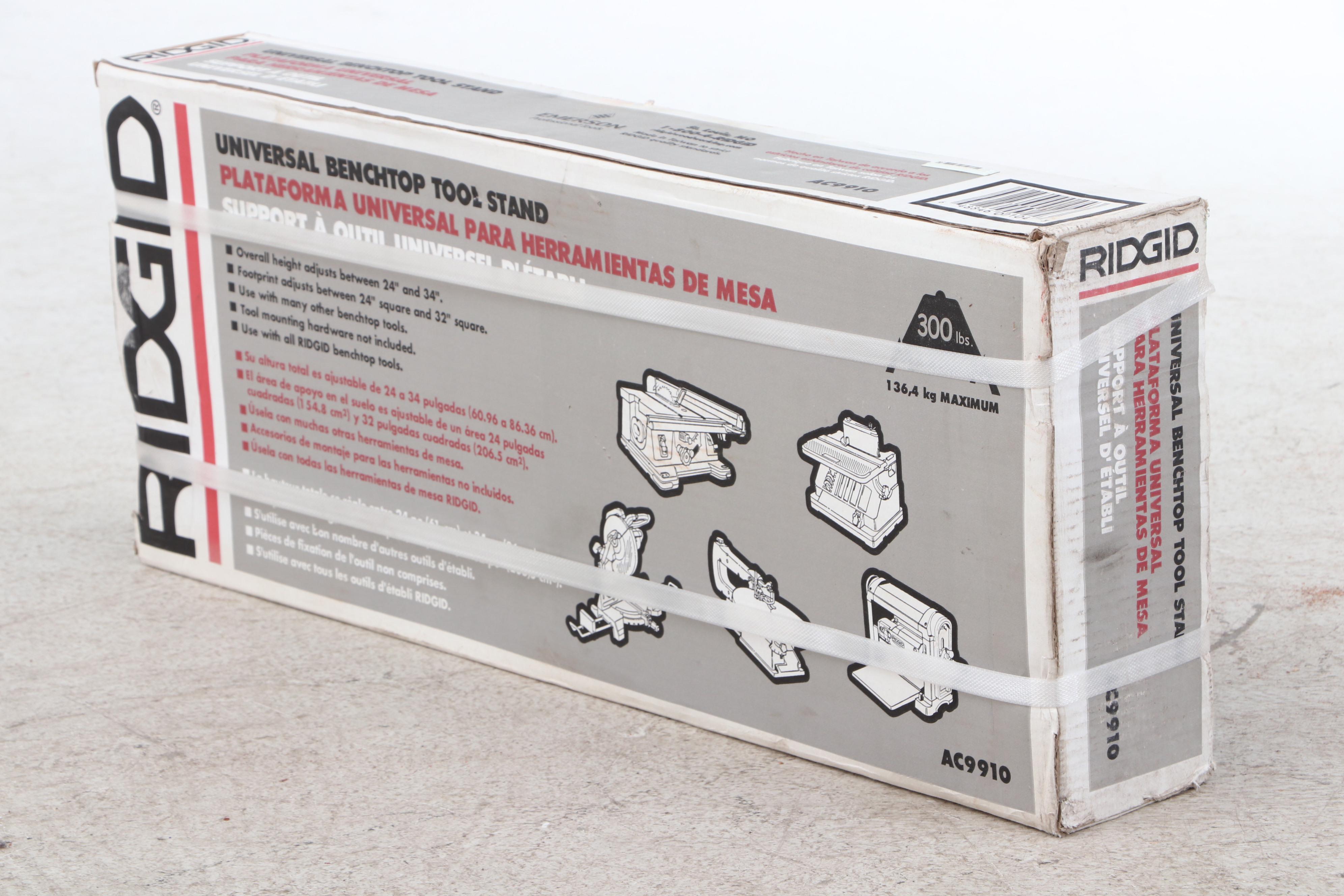 Contemporary Ridgid Universal Benchtop Tool Stand | EBTH