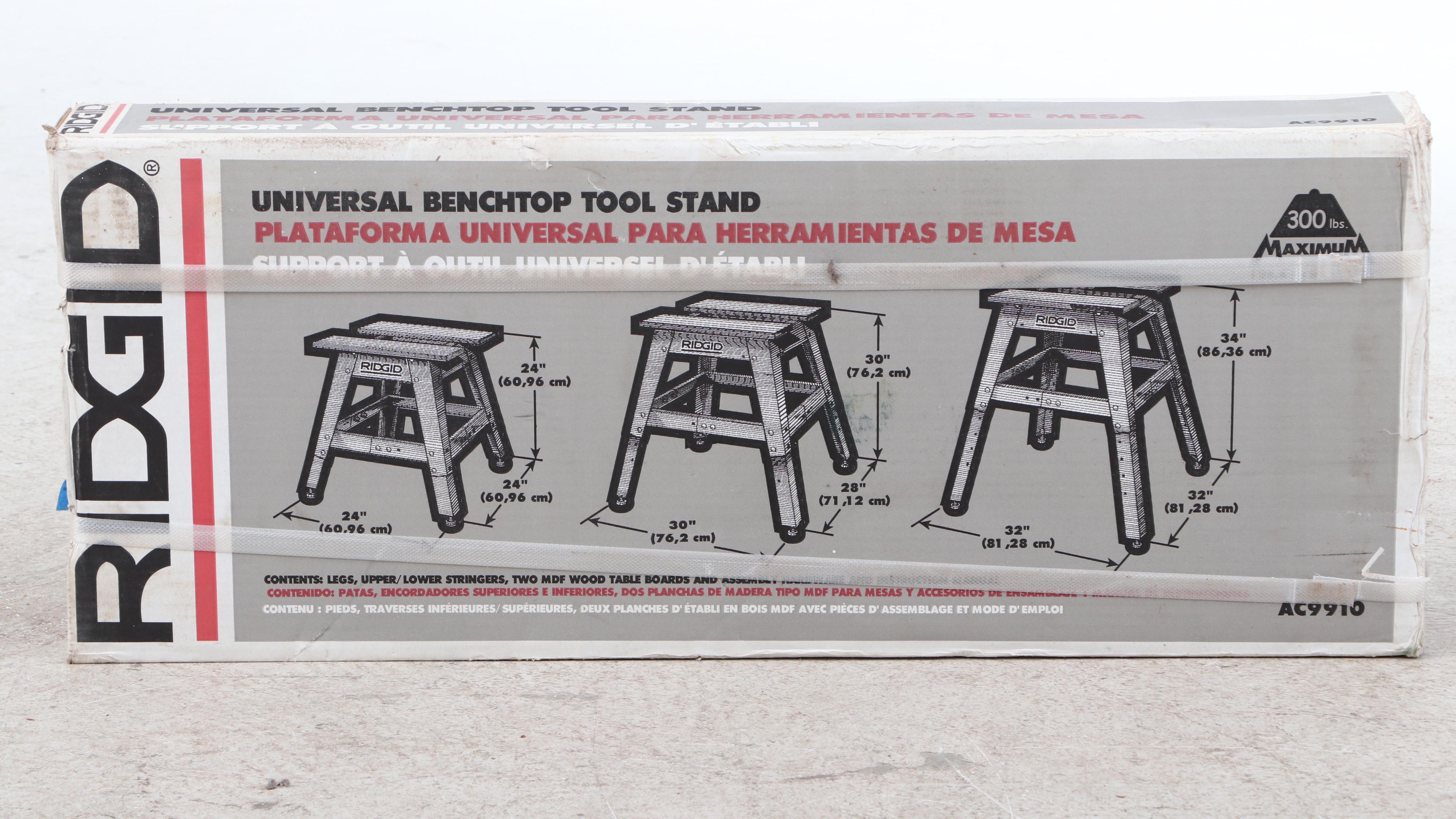 Contemporary Ridgid Universal Benchtop Tool Stand | EBTH