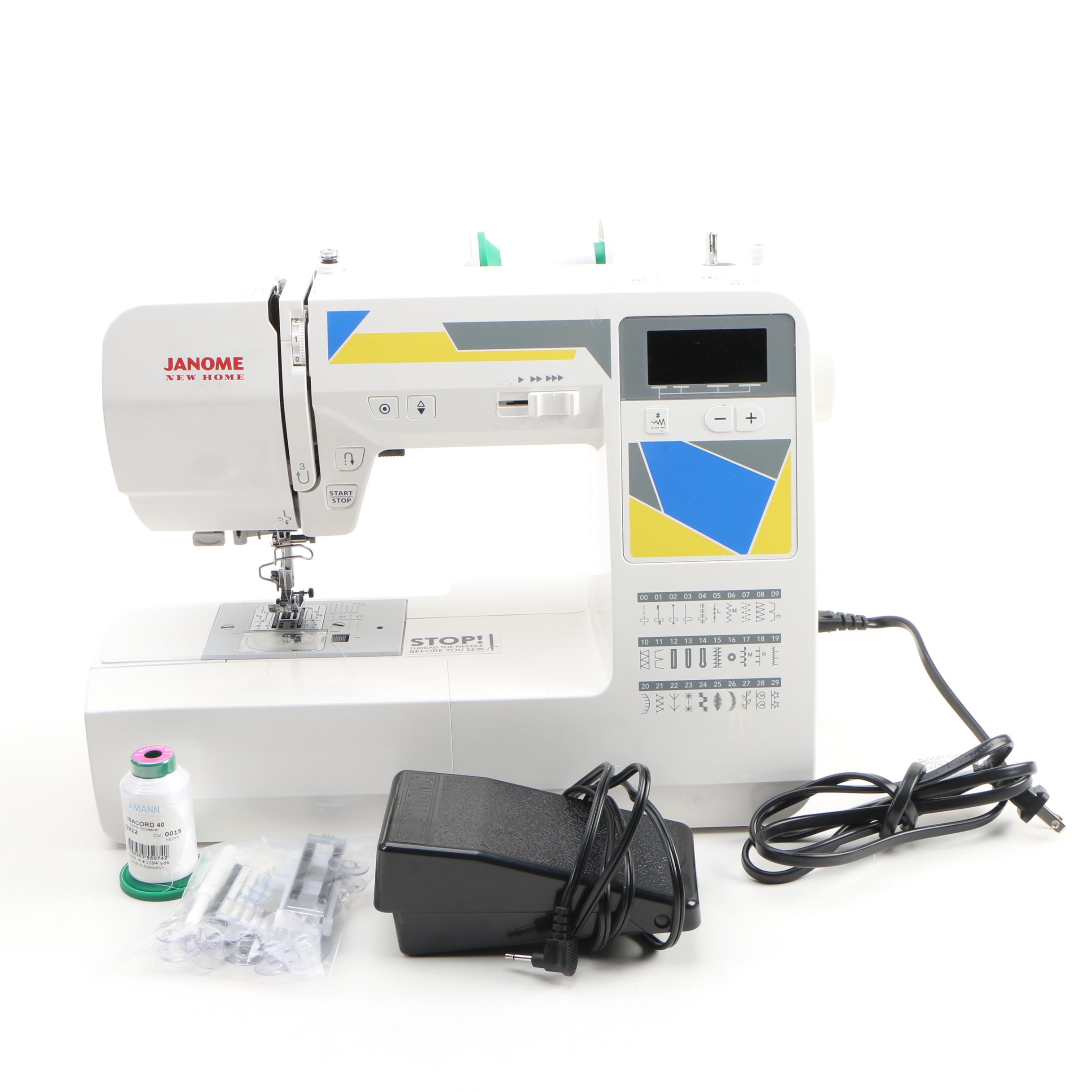 Janome New Home Model 811 Computerzied Sewing Machine | EBTH