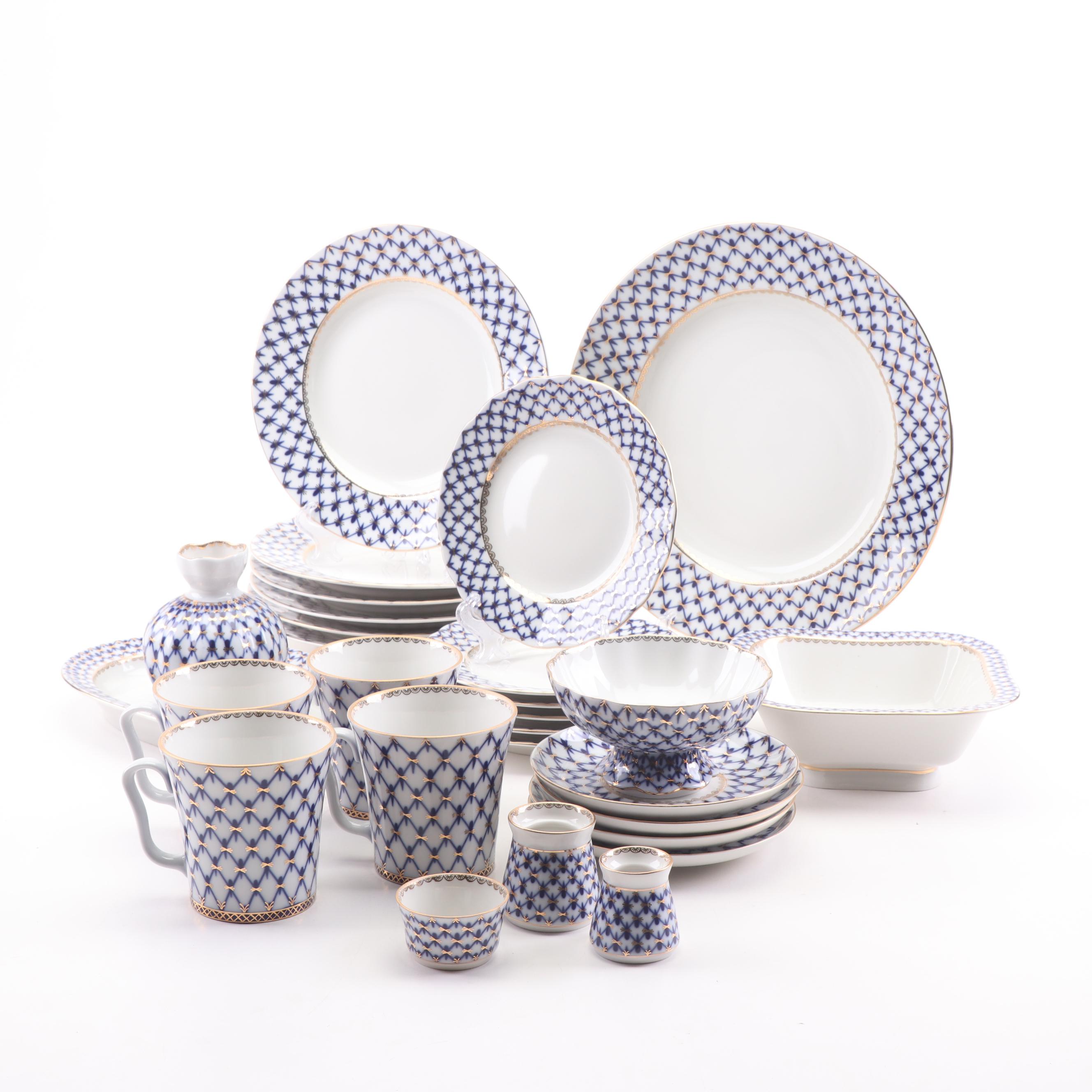 Russian Lomonosov Porcelain Dinnerware | EBTH