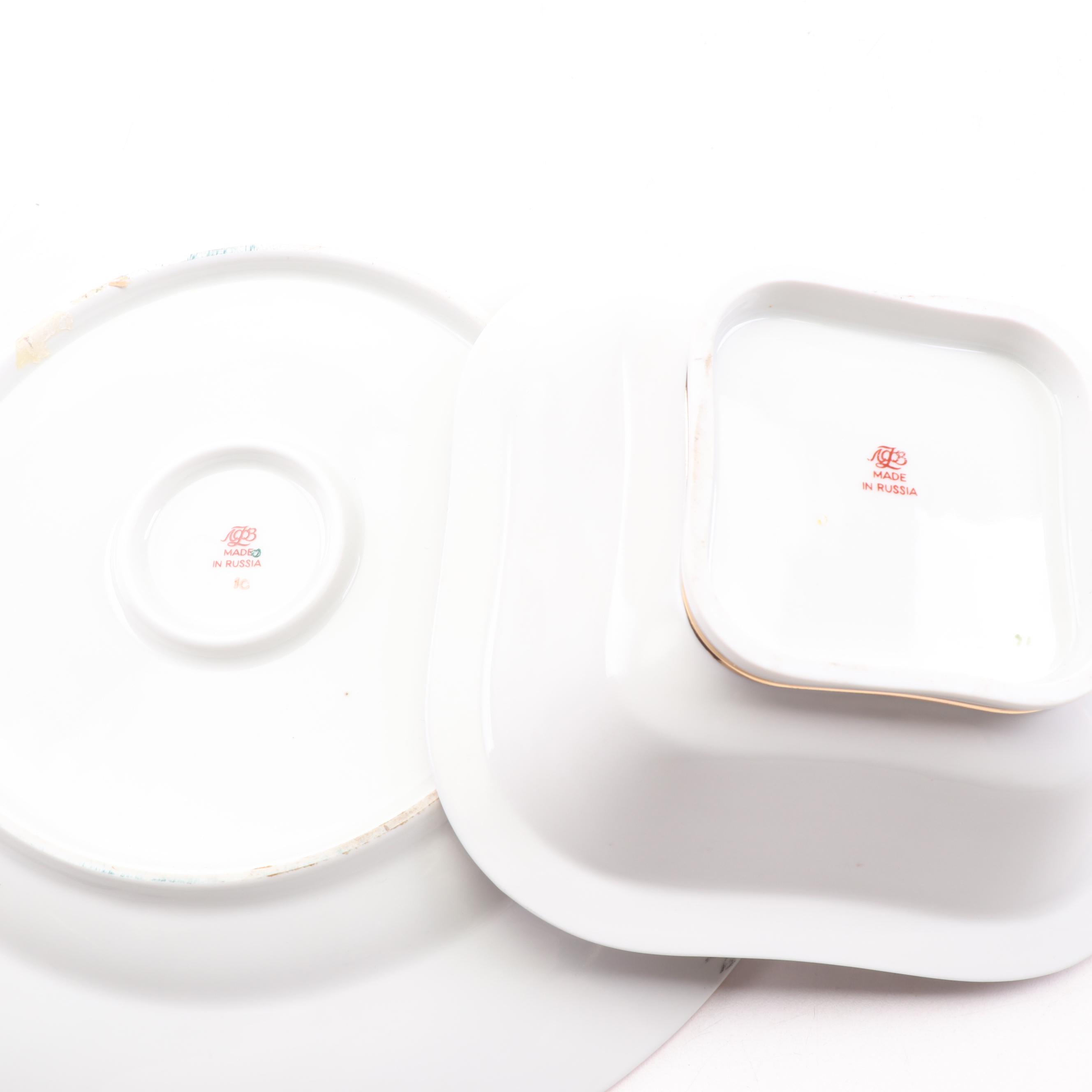 Russian Lomonosov Porcelain Dinnerware | EBTH