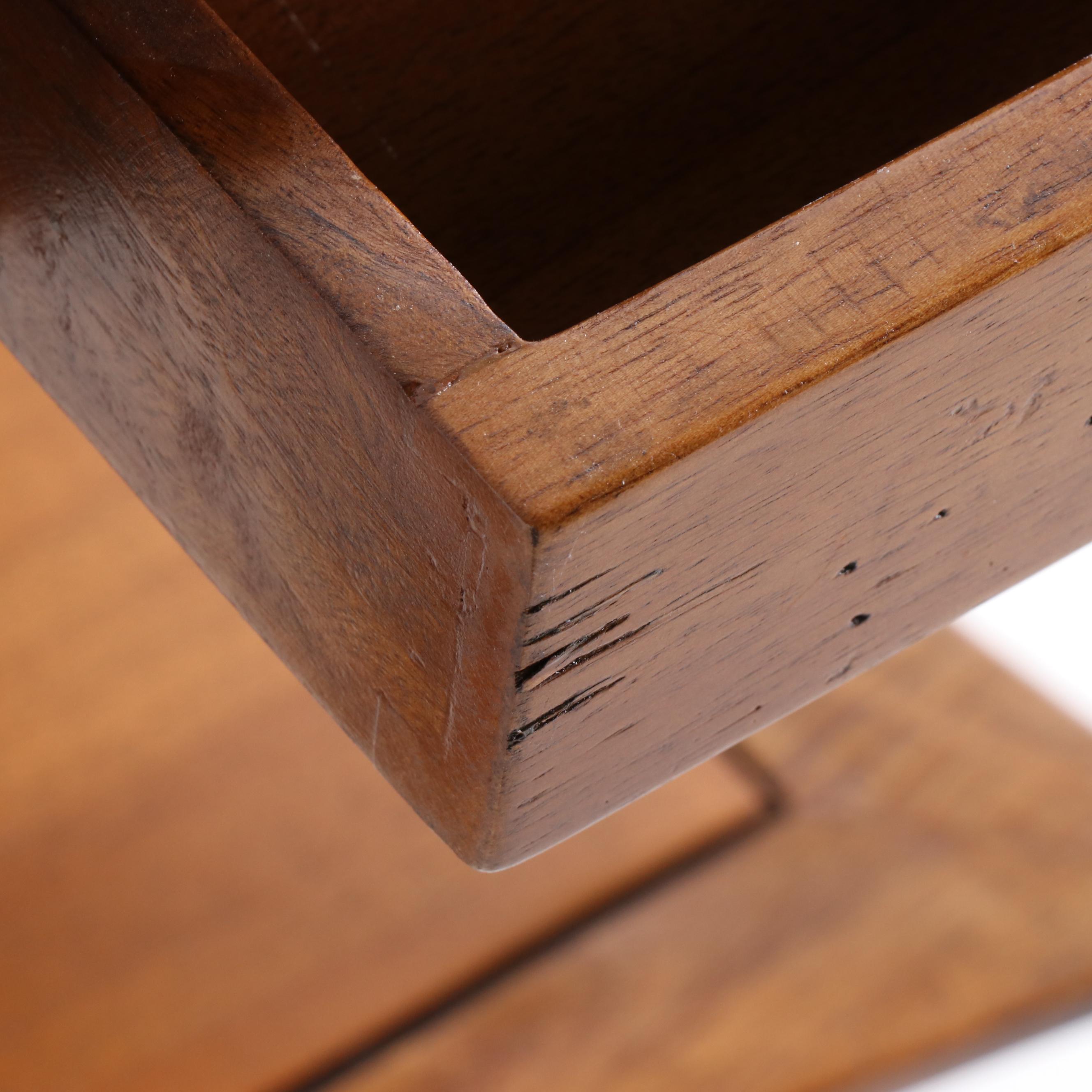 Chestnut French Country Style One Drawer Stand, Late 20th Century | EBTH