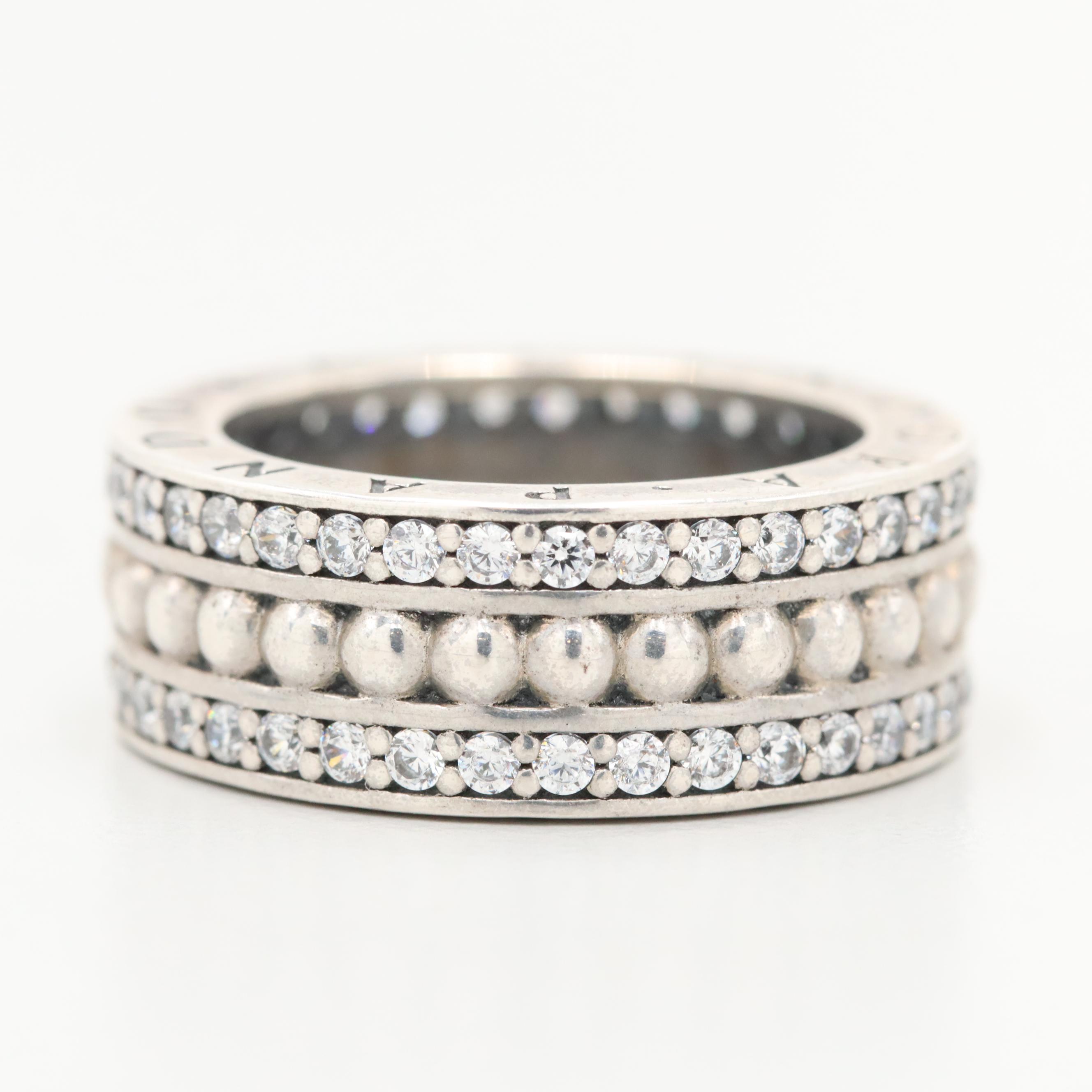 Pandora Sterling Silver Cubic Zirconia Ring | EBTH