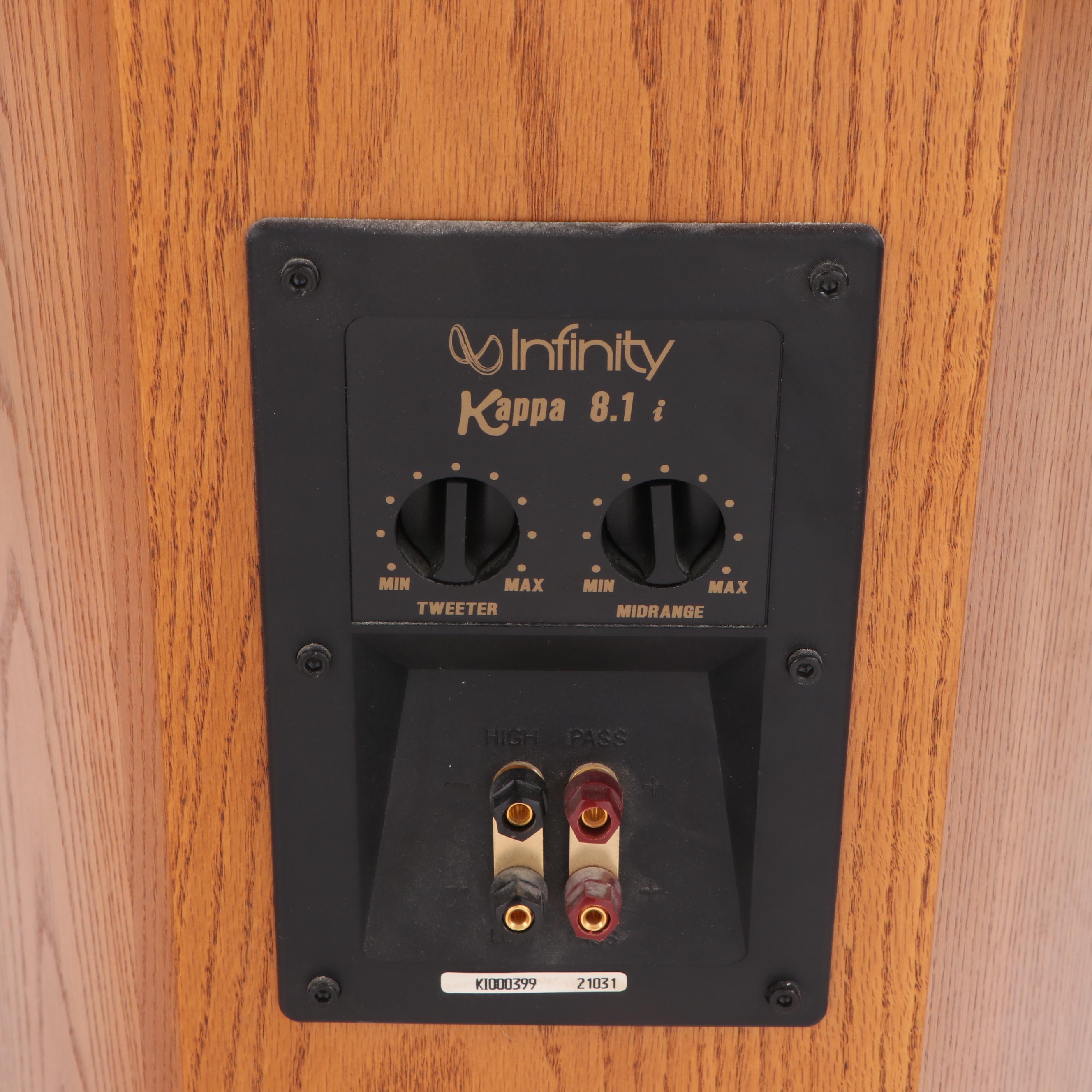 Infinity Kappa 8.1i Floor Standing Speakers | EBTH