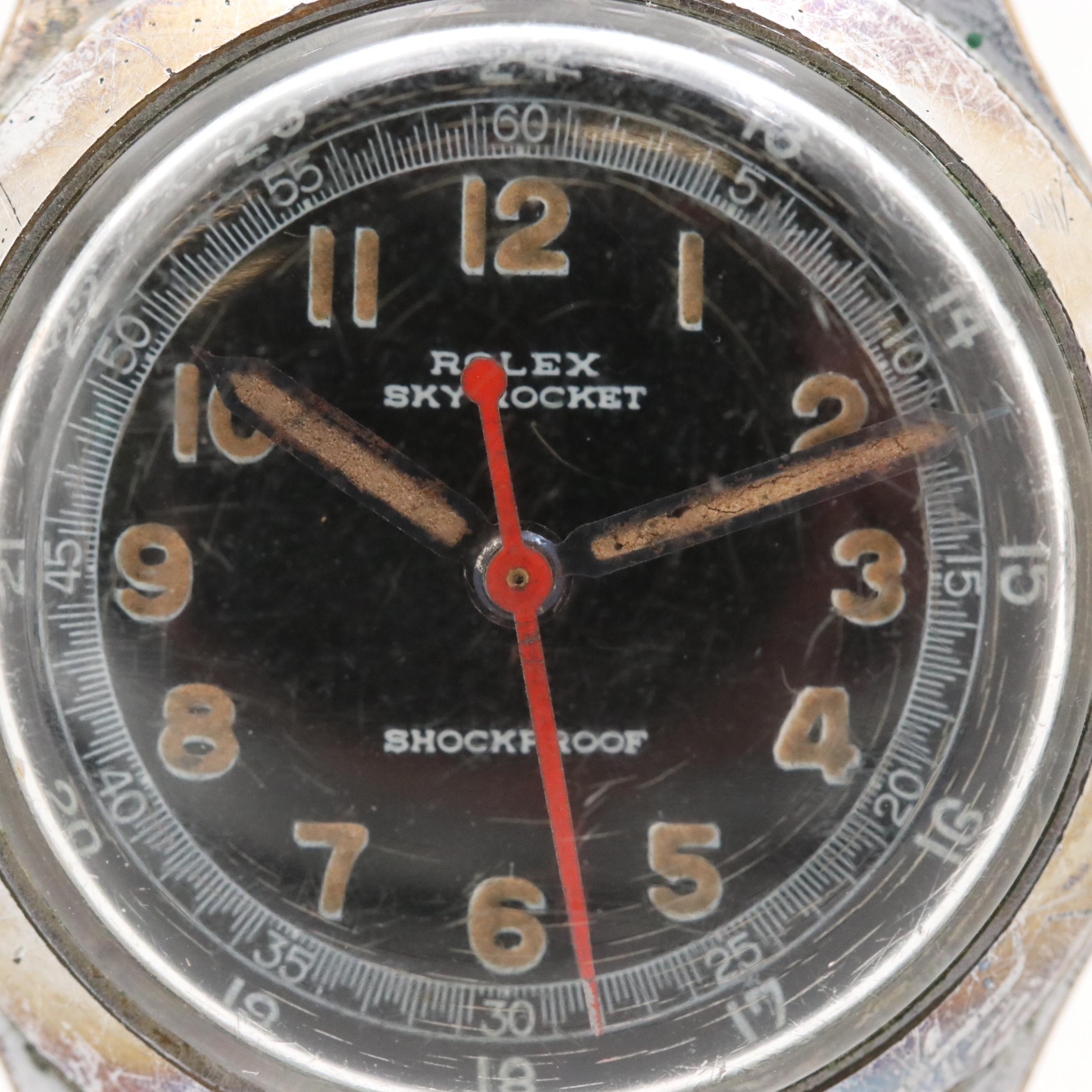 Vintage Rolex Sky - Rocket WWII Canadian Fighter Pilot Watch, Circa ...