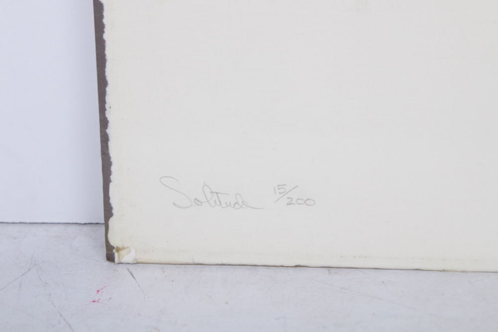 Oren Johnson Serigraph "Solitude" | EBTH