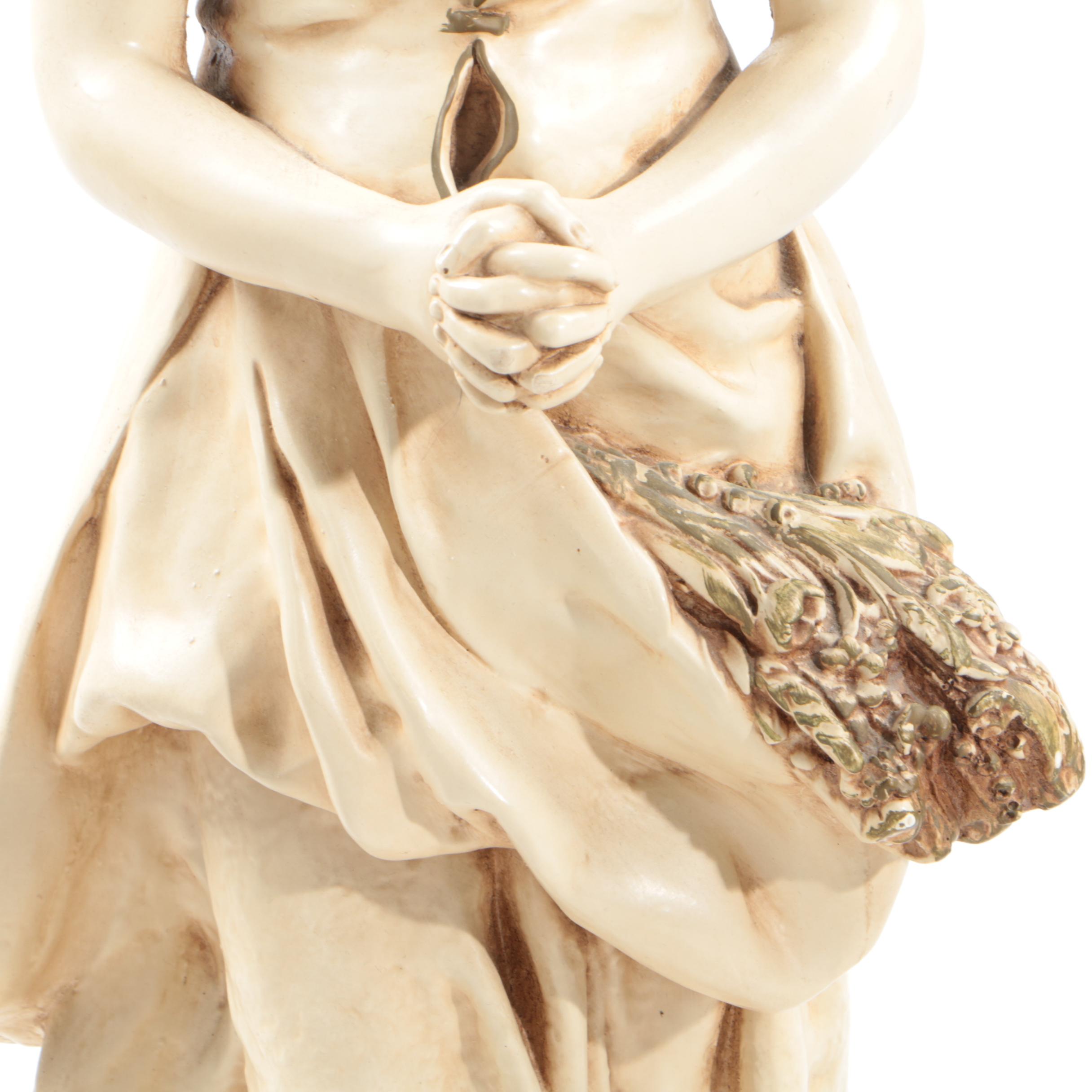 Alexander Backer Company Chalkware Sculpture after Émile Edward Peynot ...