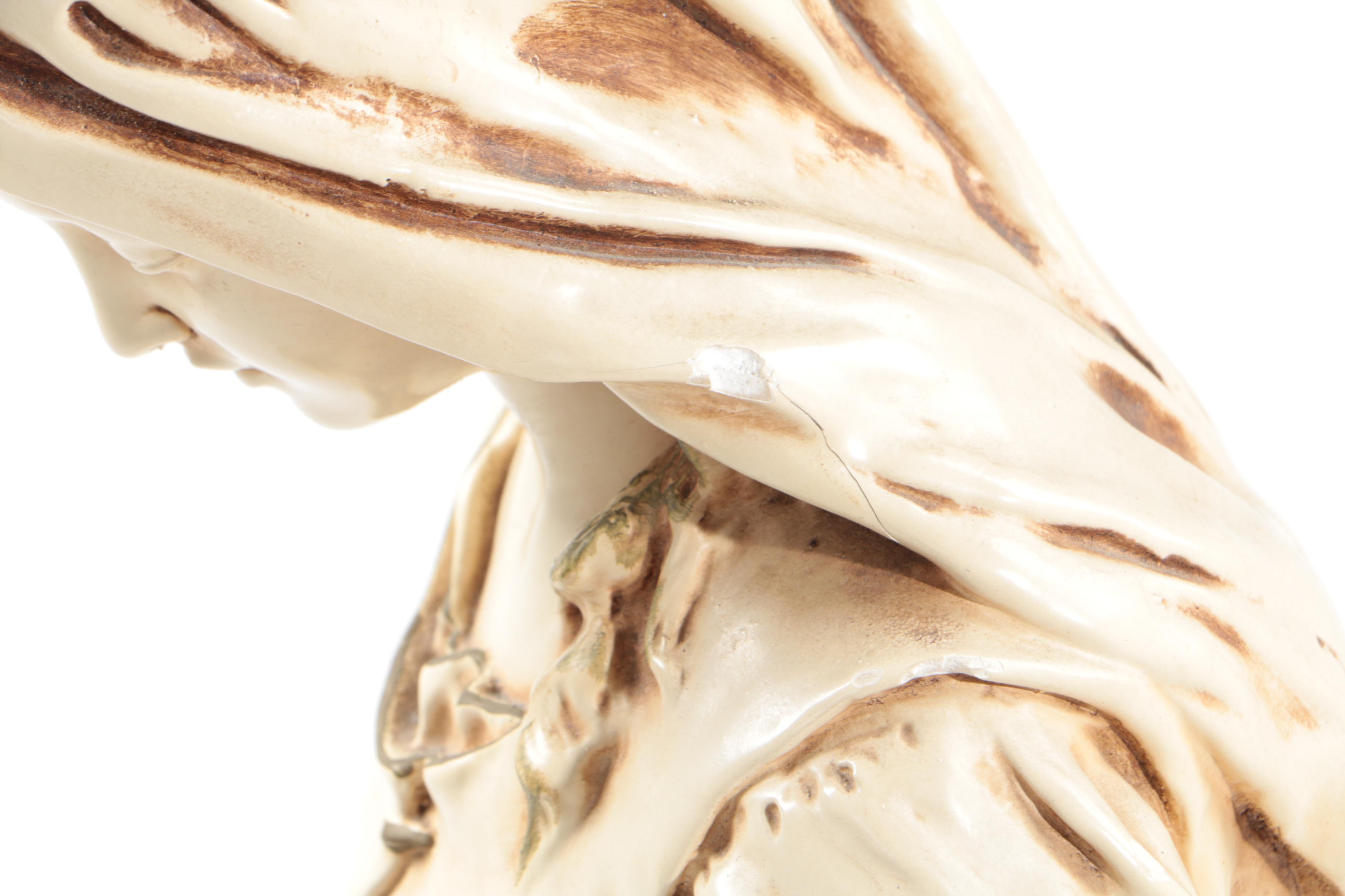 Alexander Backer Company Chalkware Sculpture after Émile Edward Peynot ...