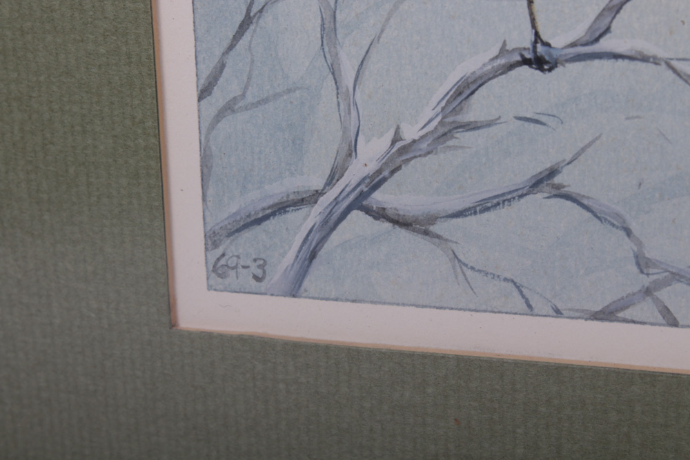 Joseph Q. Whipple Bird Gouache Paintings | EBTH