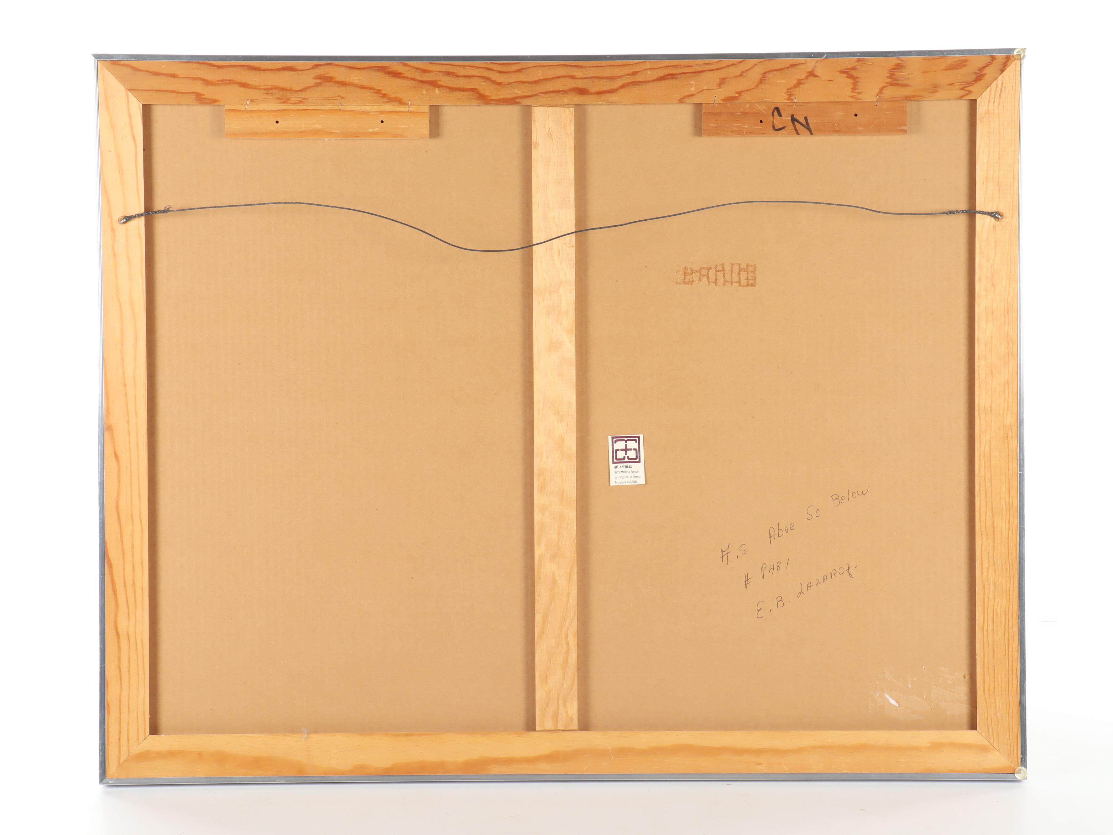 Eleanor Berman Lazarof Drawing "As Above So Below" | EBTH