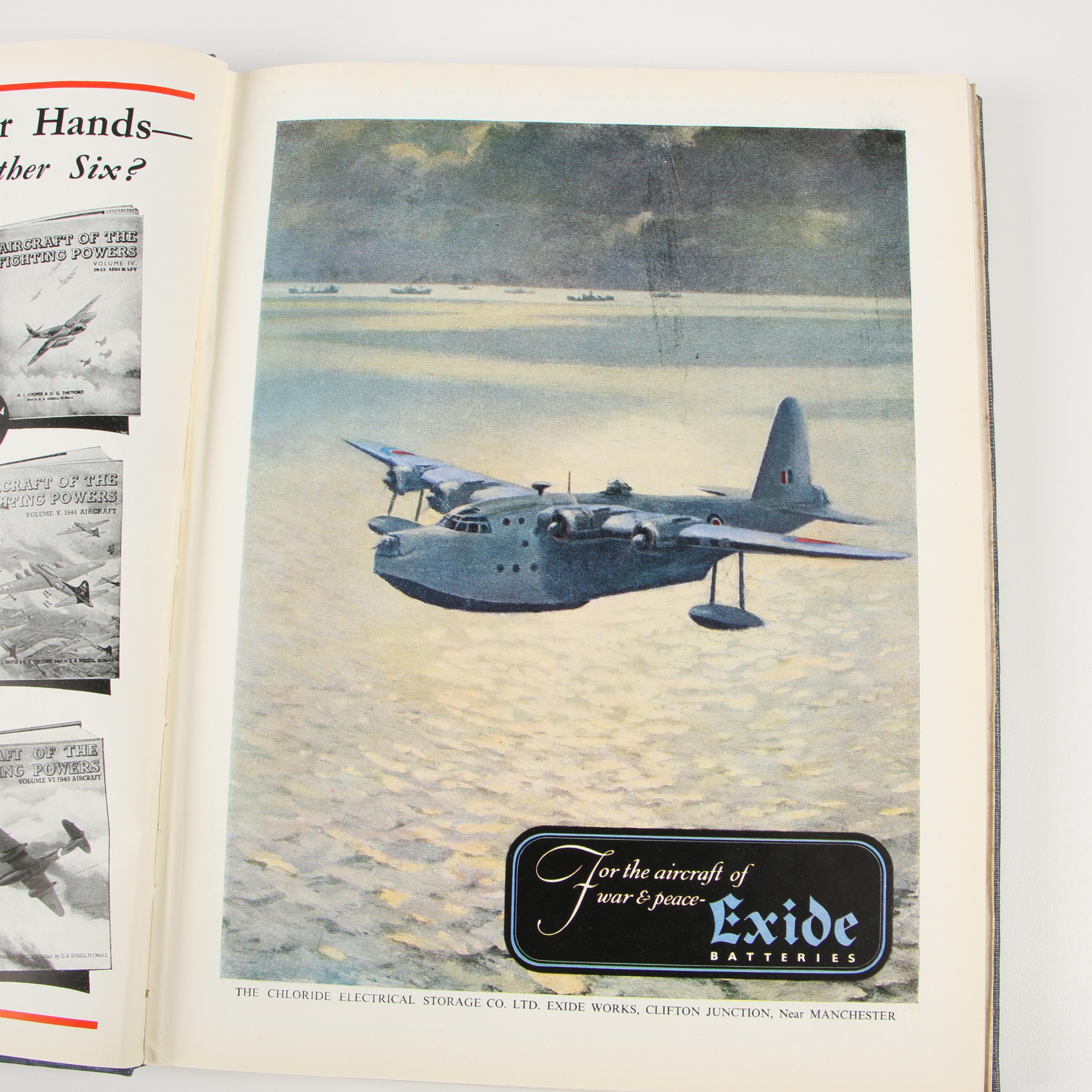Aeronautical Books including Complete Set "Aircraft of the Fighting ...