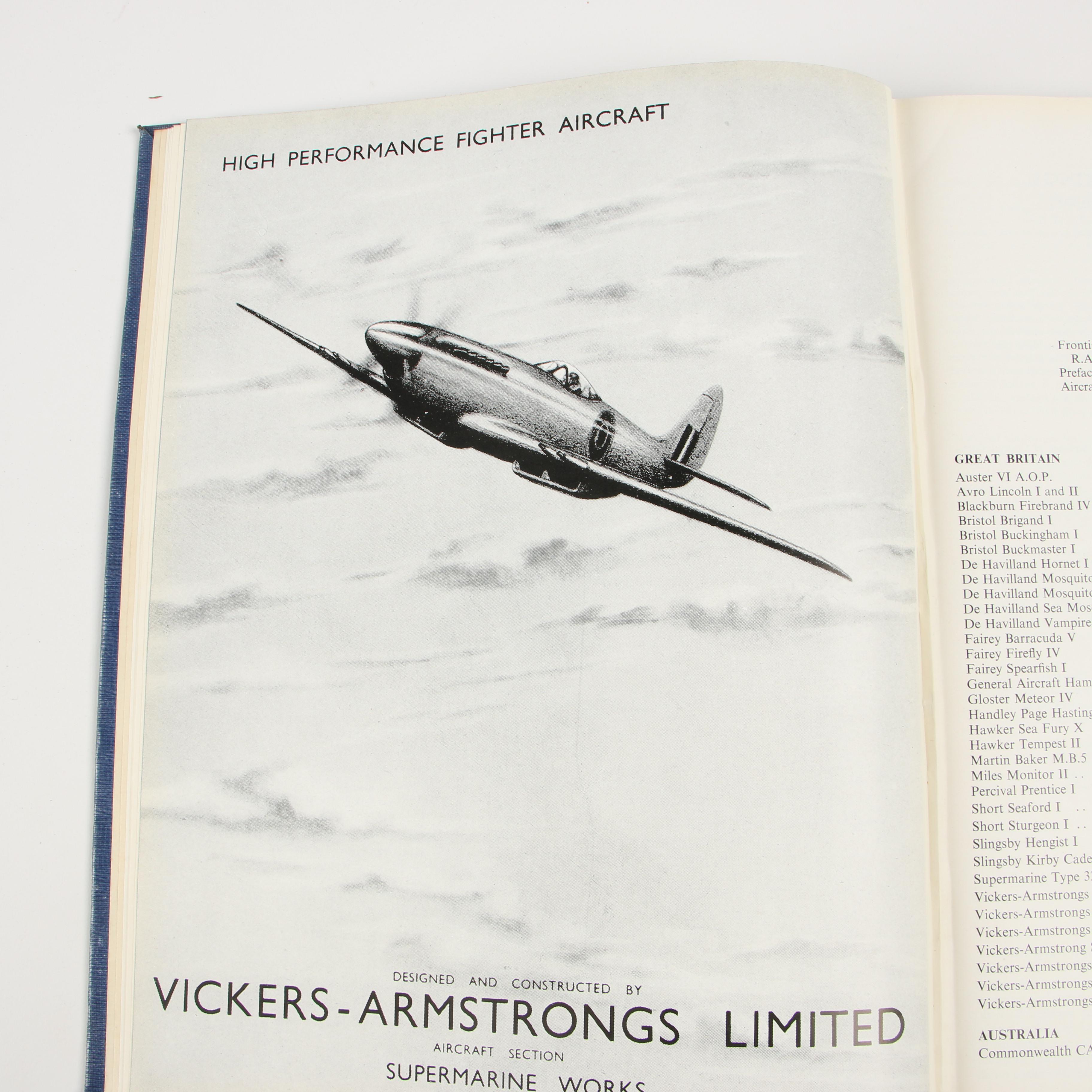 Aeronautical Books including Complete Set "Aircraft of the Fighting ...