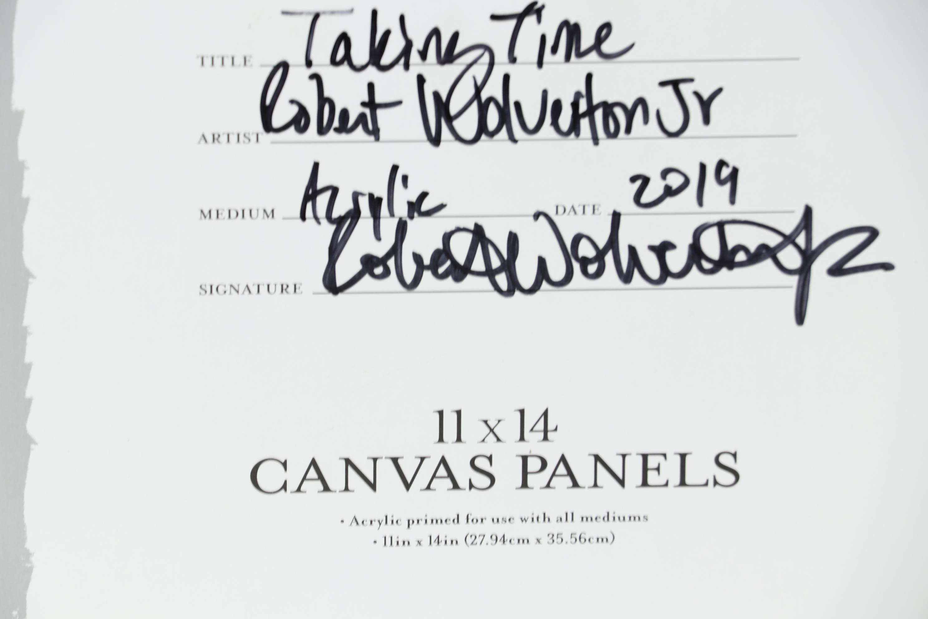 Robert Wolverton Jr. Acrylic Painting "Taking Time" | EBTH