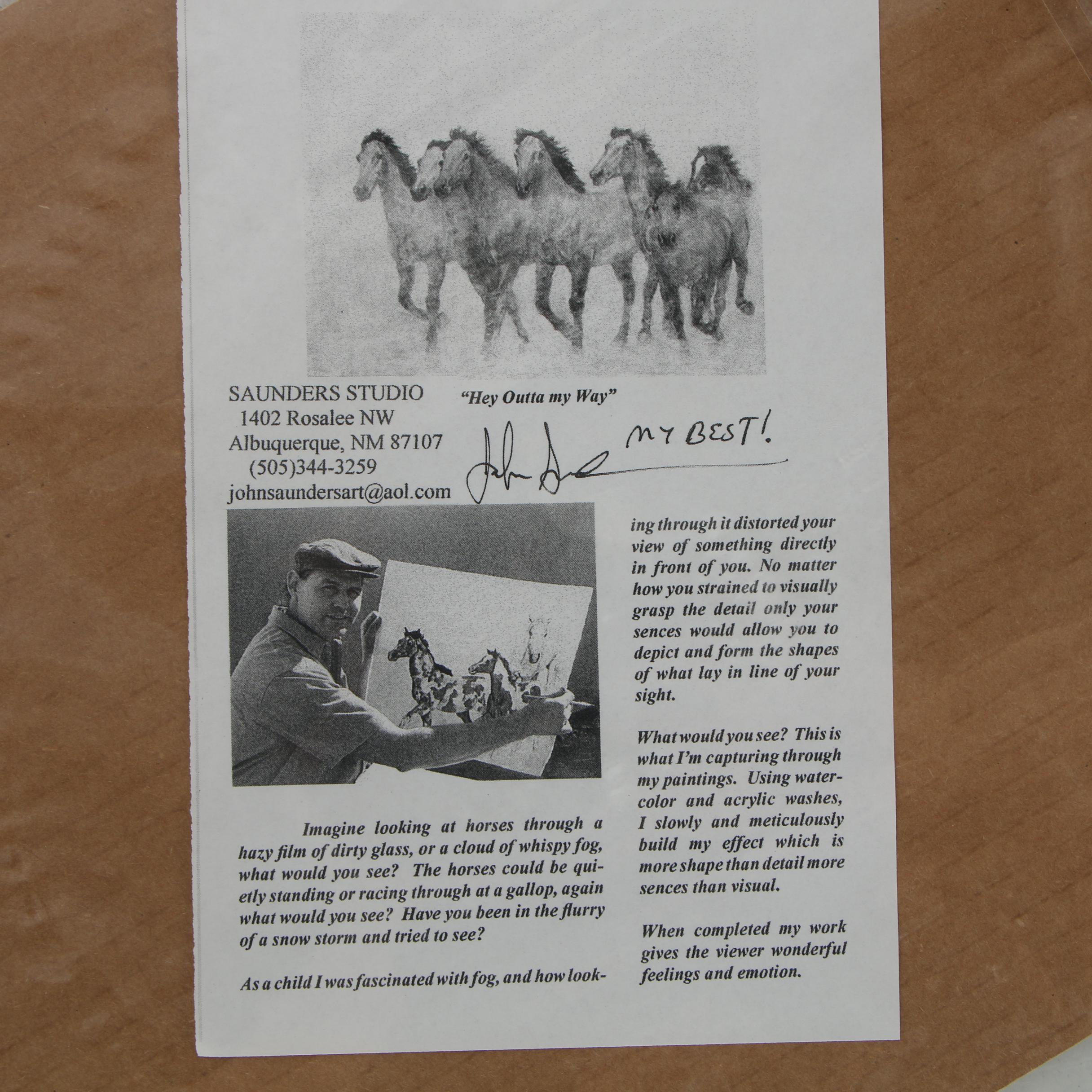 Horse Prints Including "Secretariat" by Jenness Cortez | EBTH