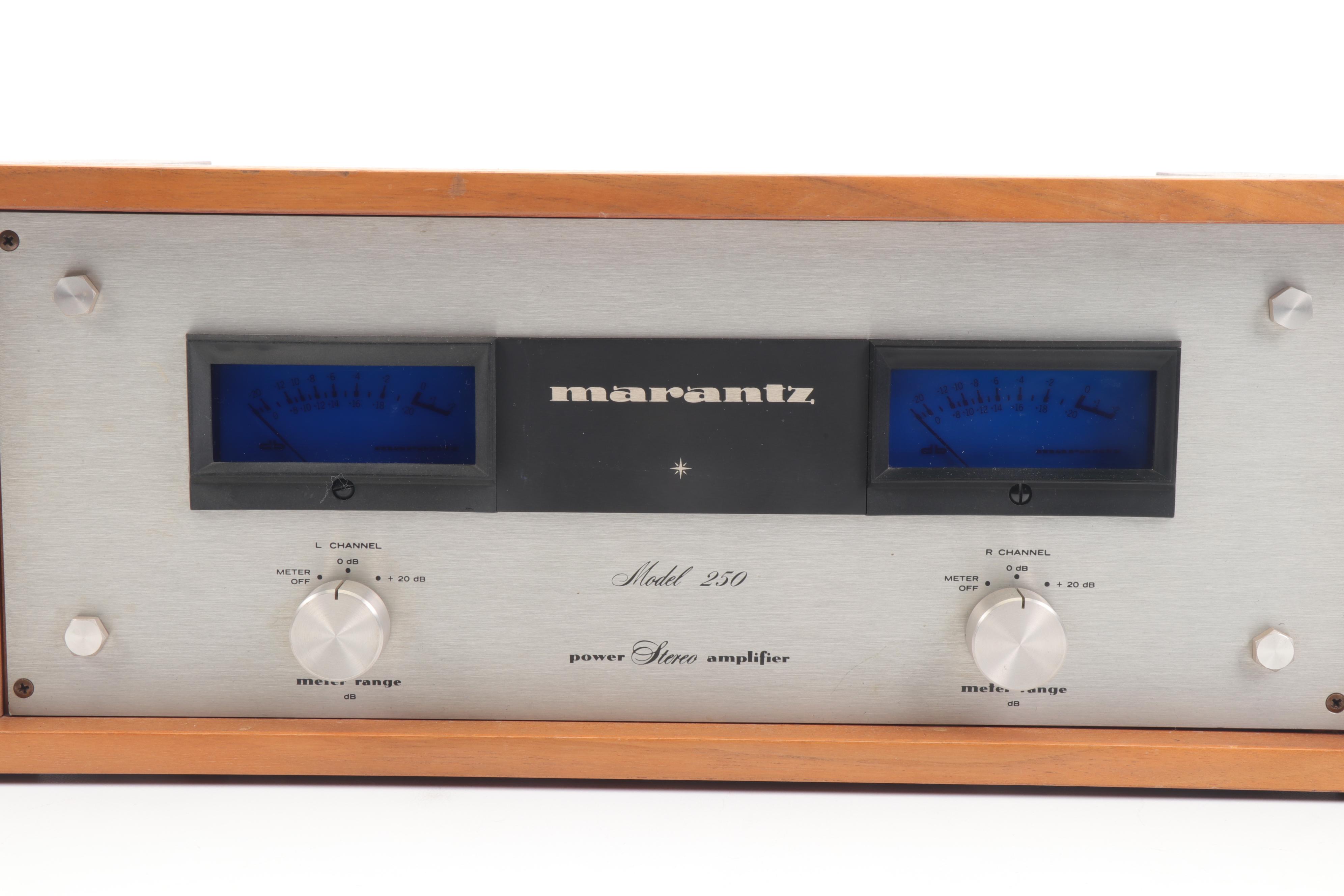 Marantz Model 250 Power Stereo Amplifier, Mid-Century | EBTH