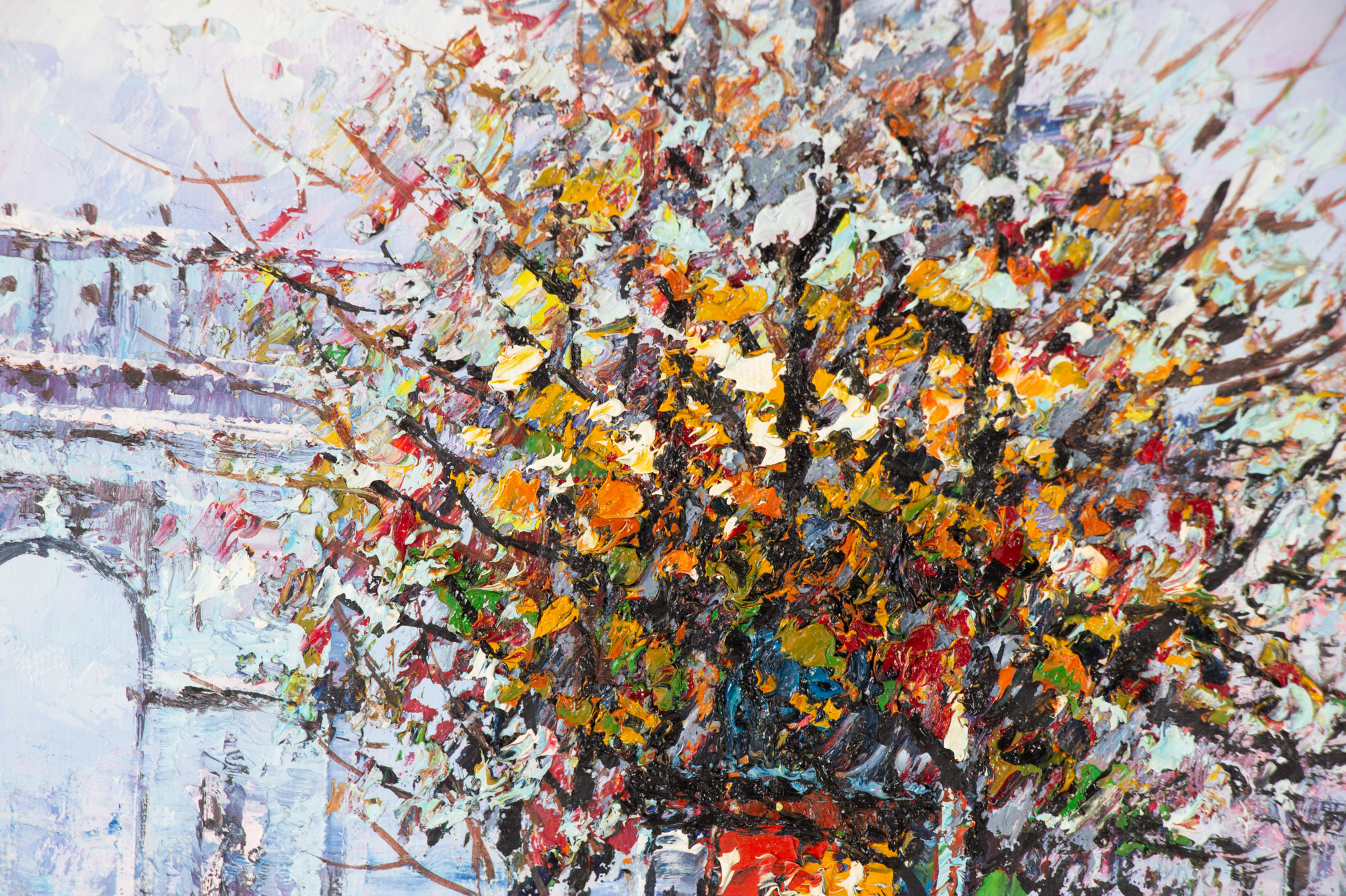 P. Sanchez Oil Painting of a Paris Cityscape | EBTH