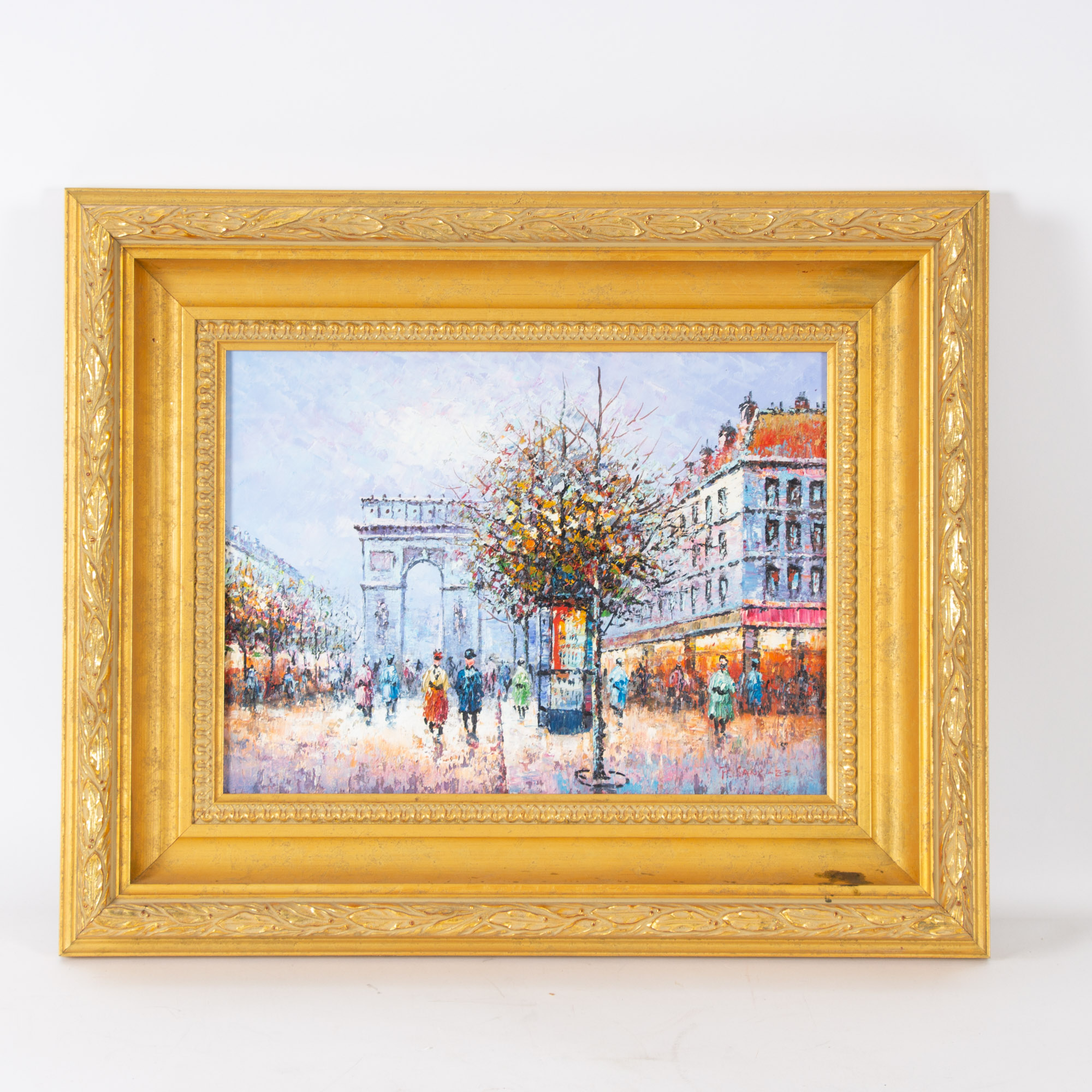 P. Sanchez Oil Painting of a Paris Cityscape | EBTH