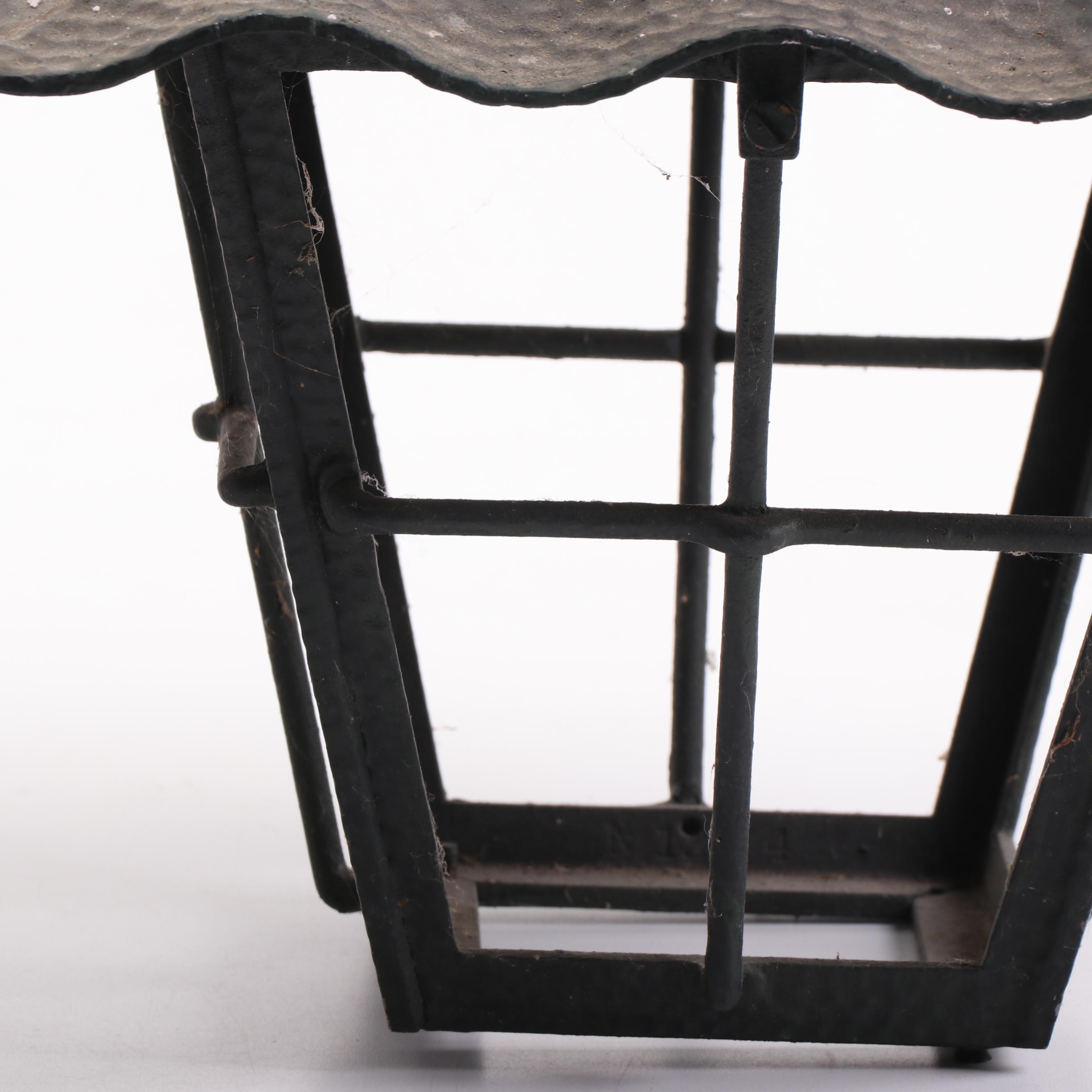 Hadco Metal Outdoor Lantern Pendant Lights, Vintage | EBTH