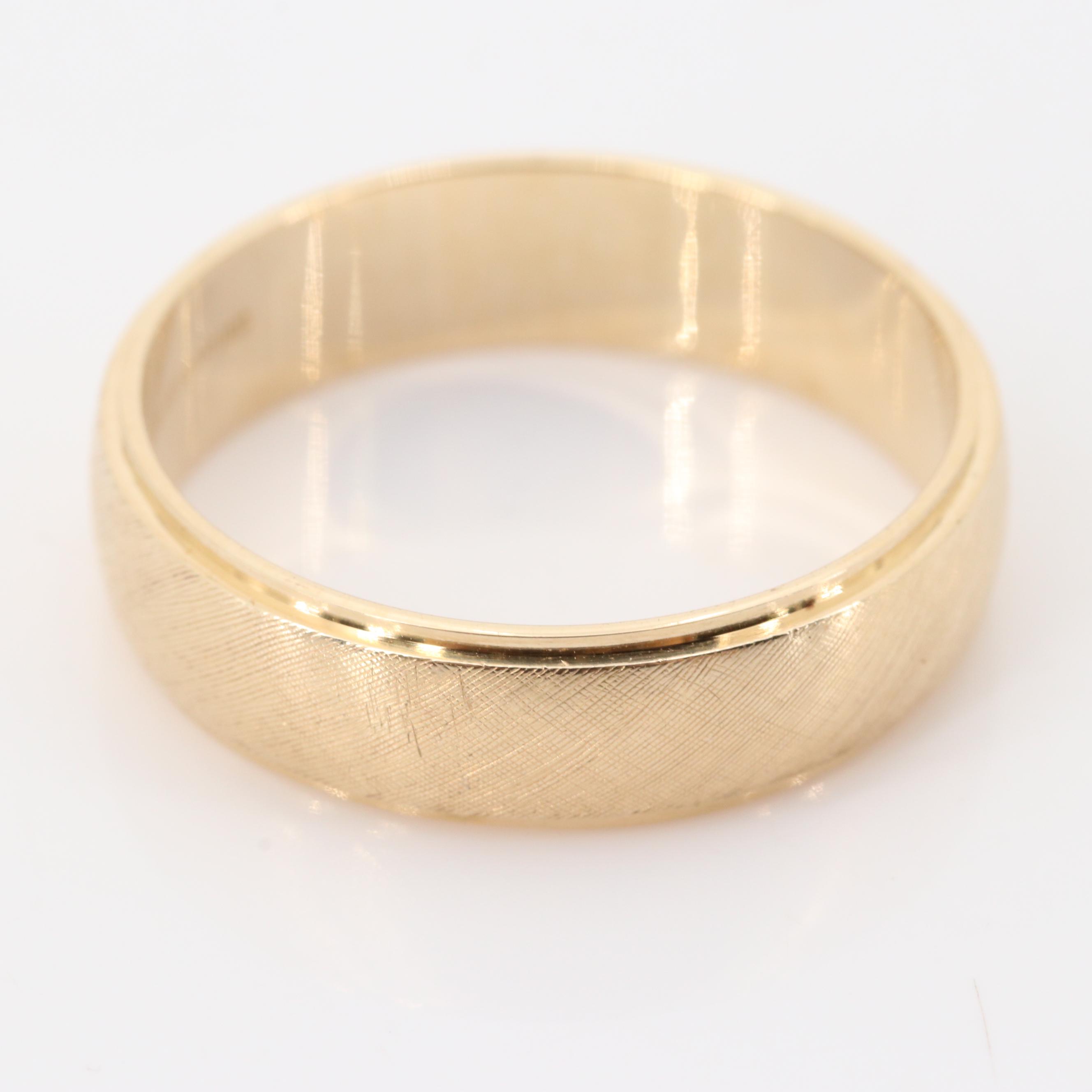 14K Yellow Gold Band | EBTH