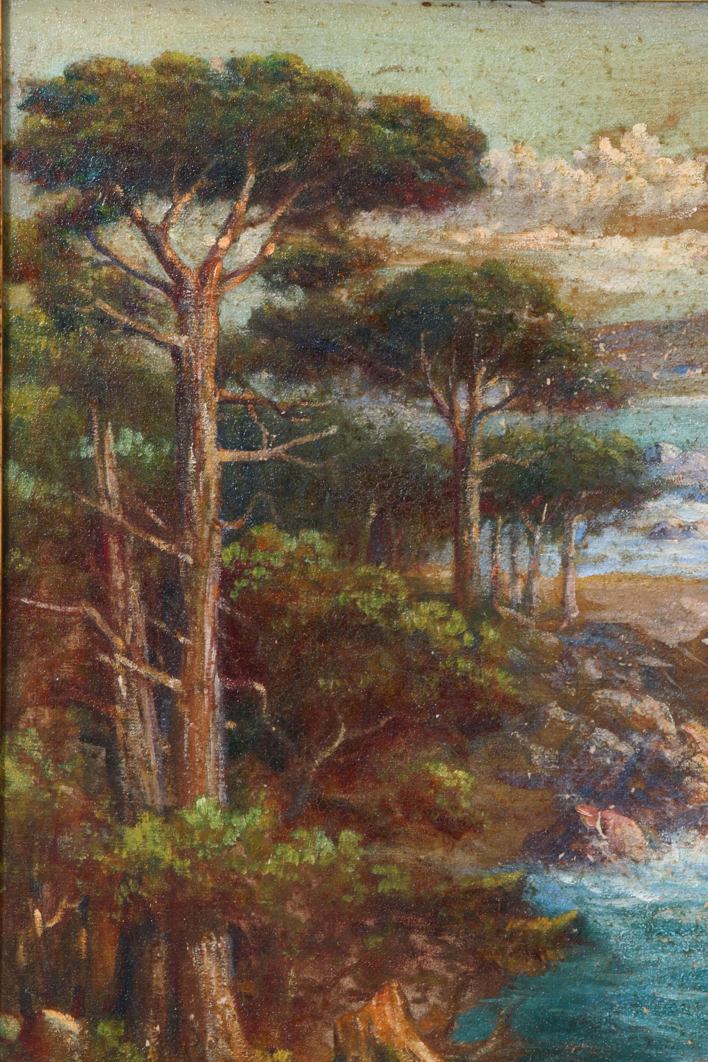Andreas Roth Oil Painting of Coastal Landscape | EBTH