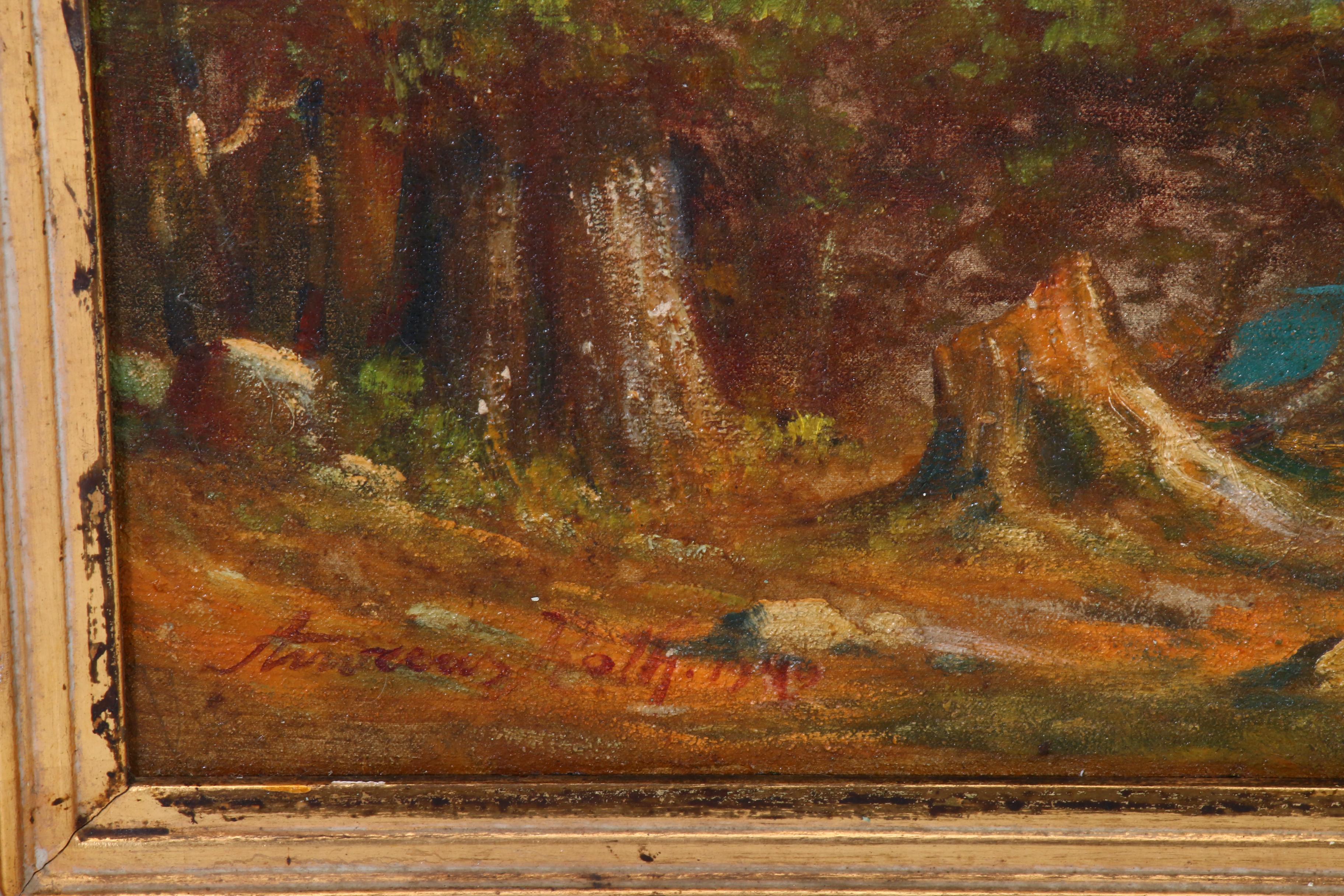 Andreas Roth Oil Painting of Coastal Landscape | EBTH