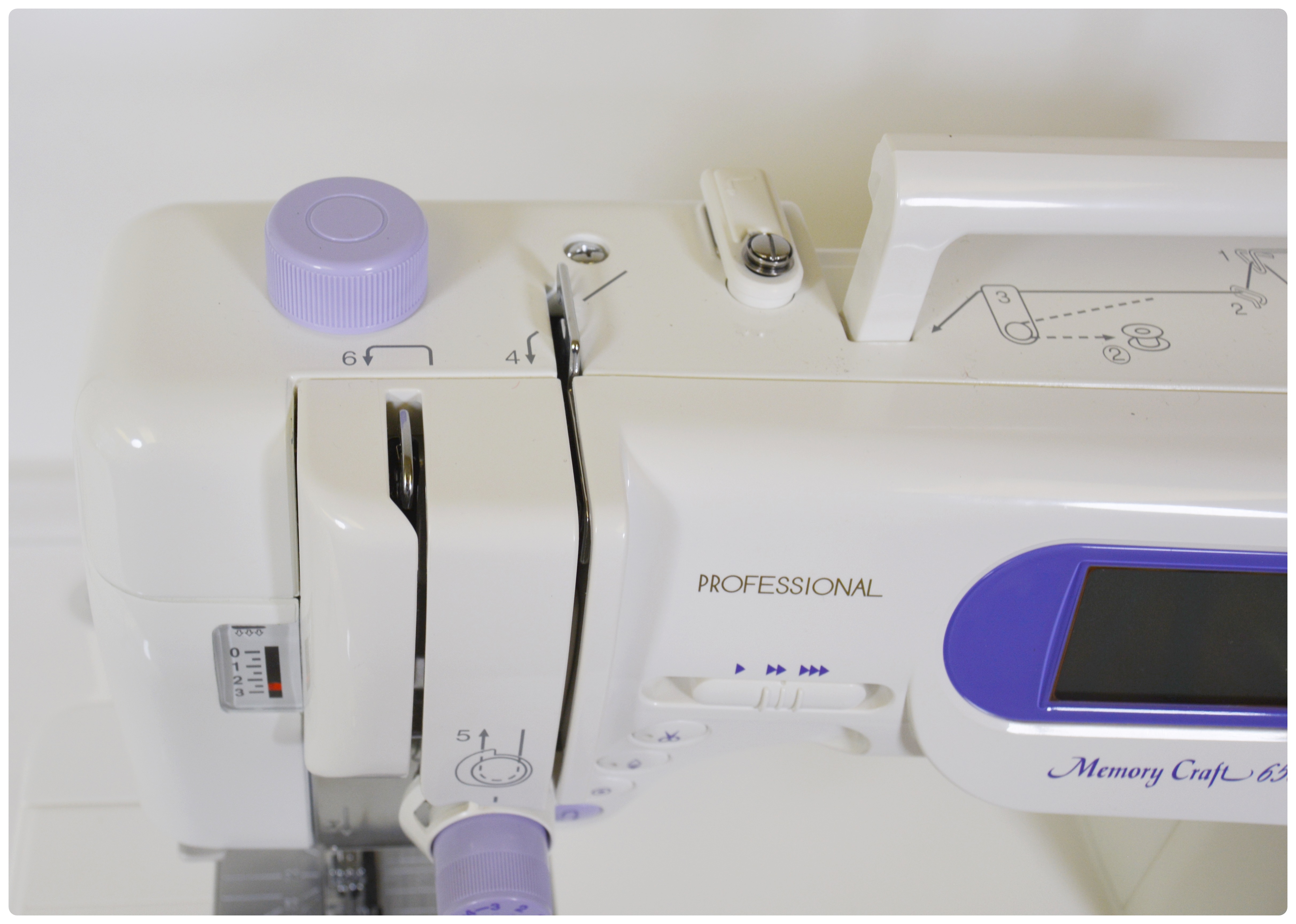 Janome Memory Craft 6500 Professional Sewing Machine and Extension ...