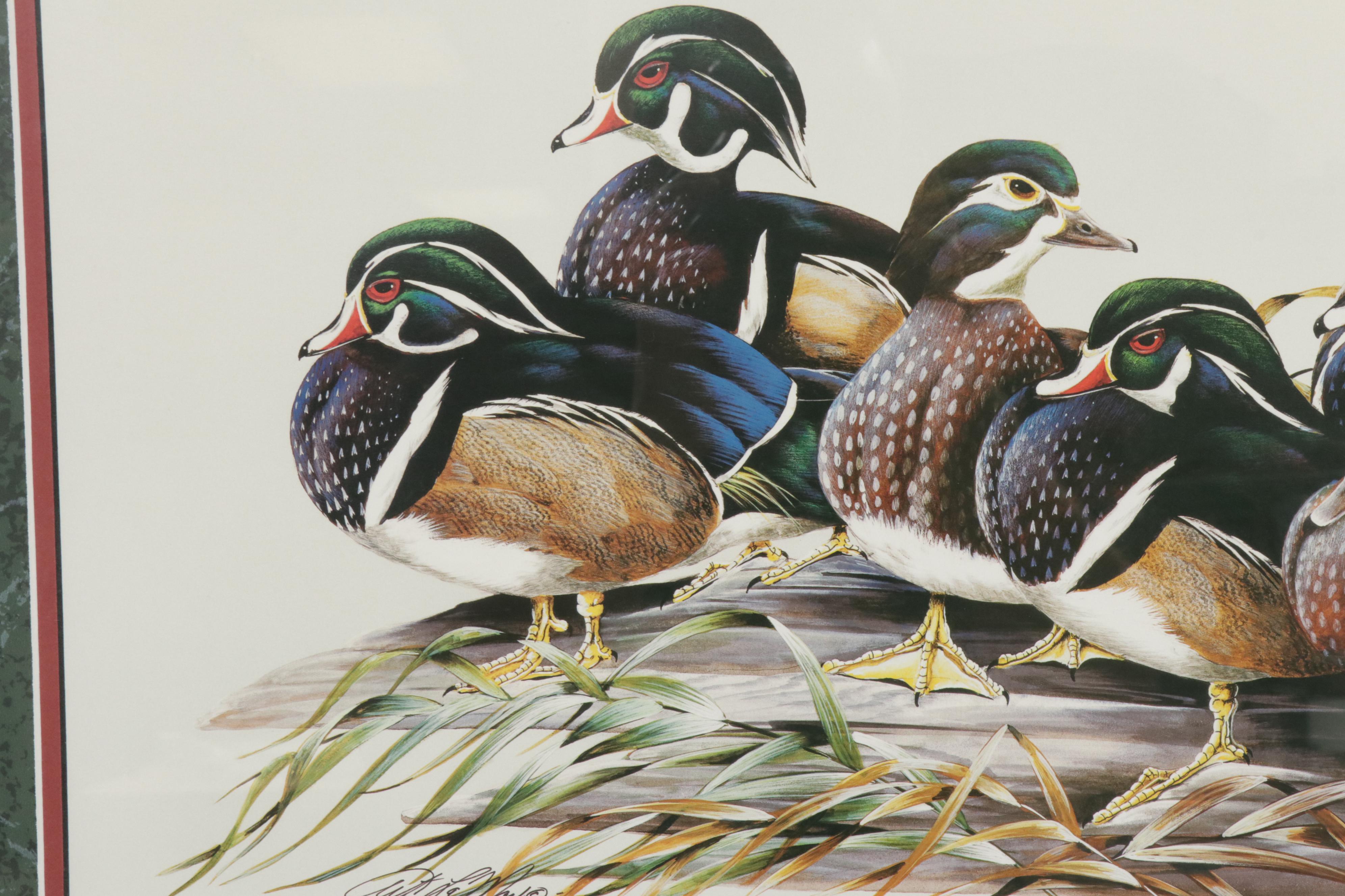 Art LaMay Wood Duck Offset Lithograph | EBTH