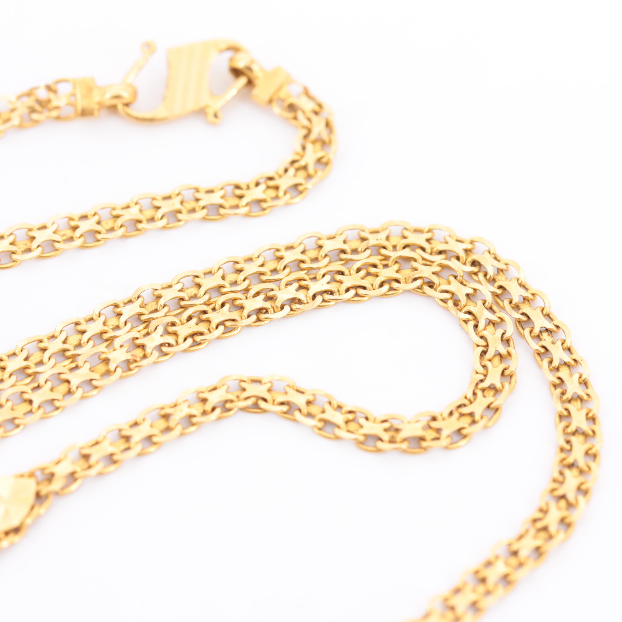 18K Yellow Gold Bismark Chain | EBTH